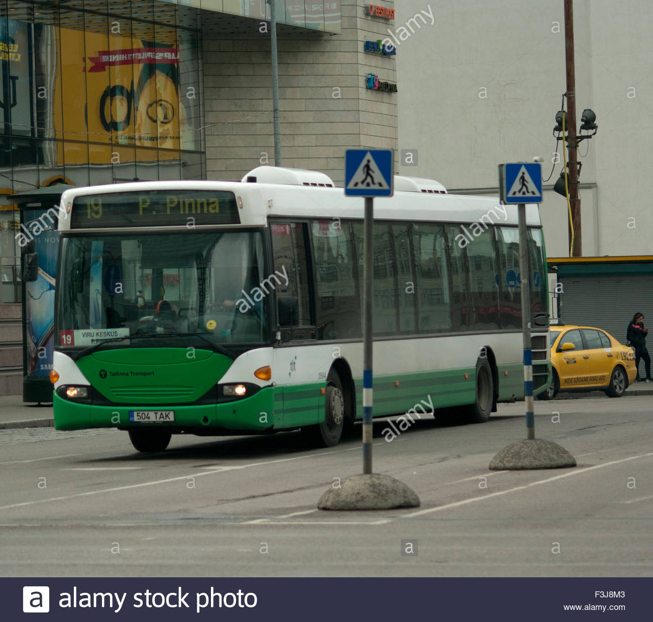 Bus Transport Tallinn Estonia Europe High Resolution Stock Photography ...