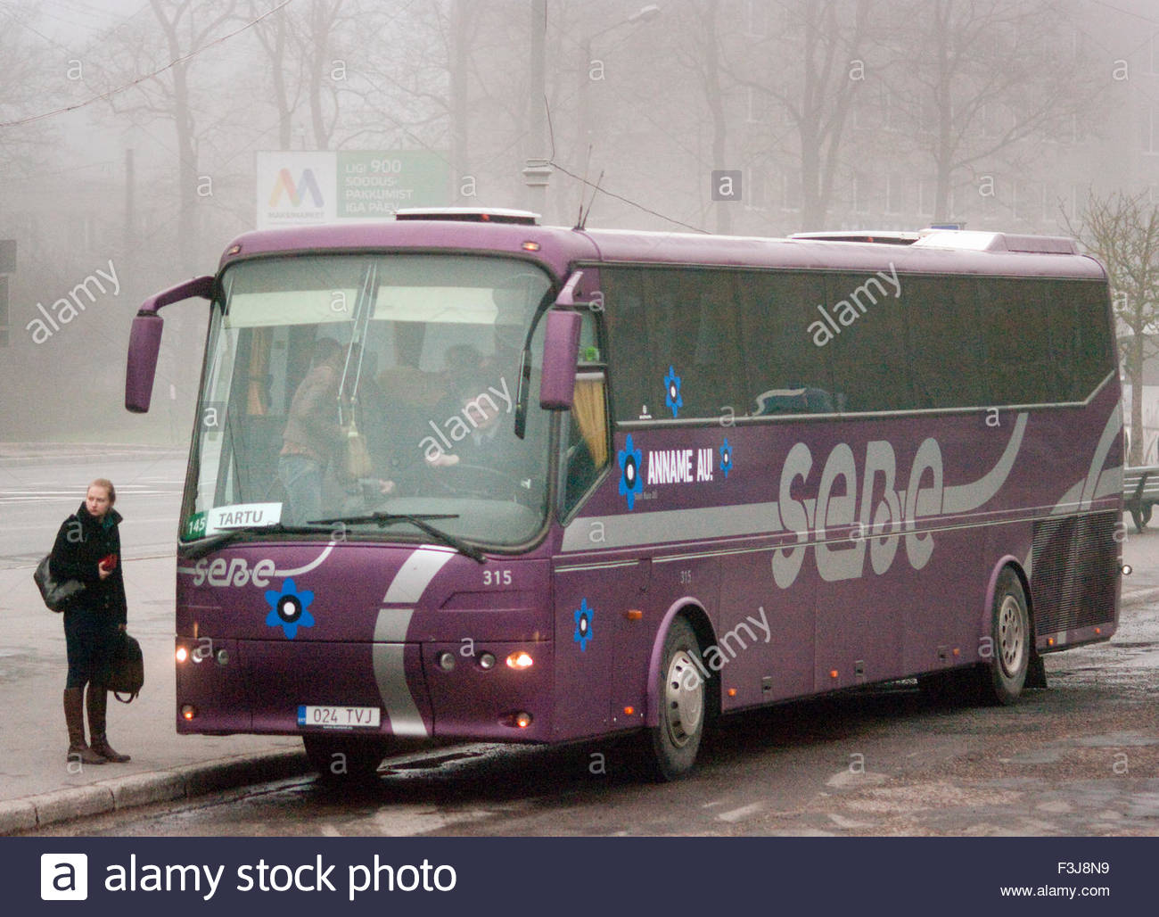Bus Transport Tallinn Estonia Europe High Resolution Stock Photography ...
