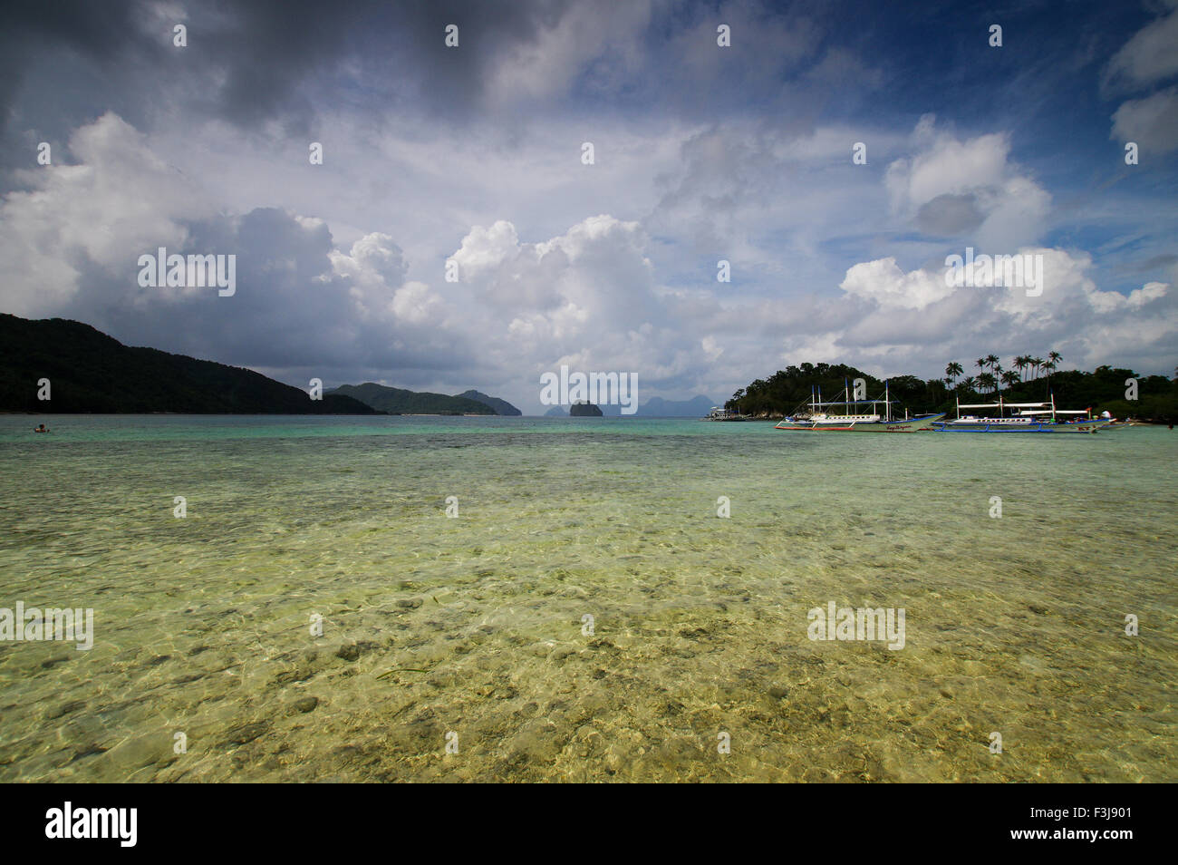 Snake Island (also known as Vigan Island) - Palawan, Philippines Stock ...