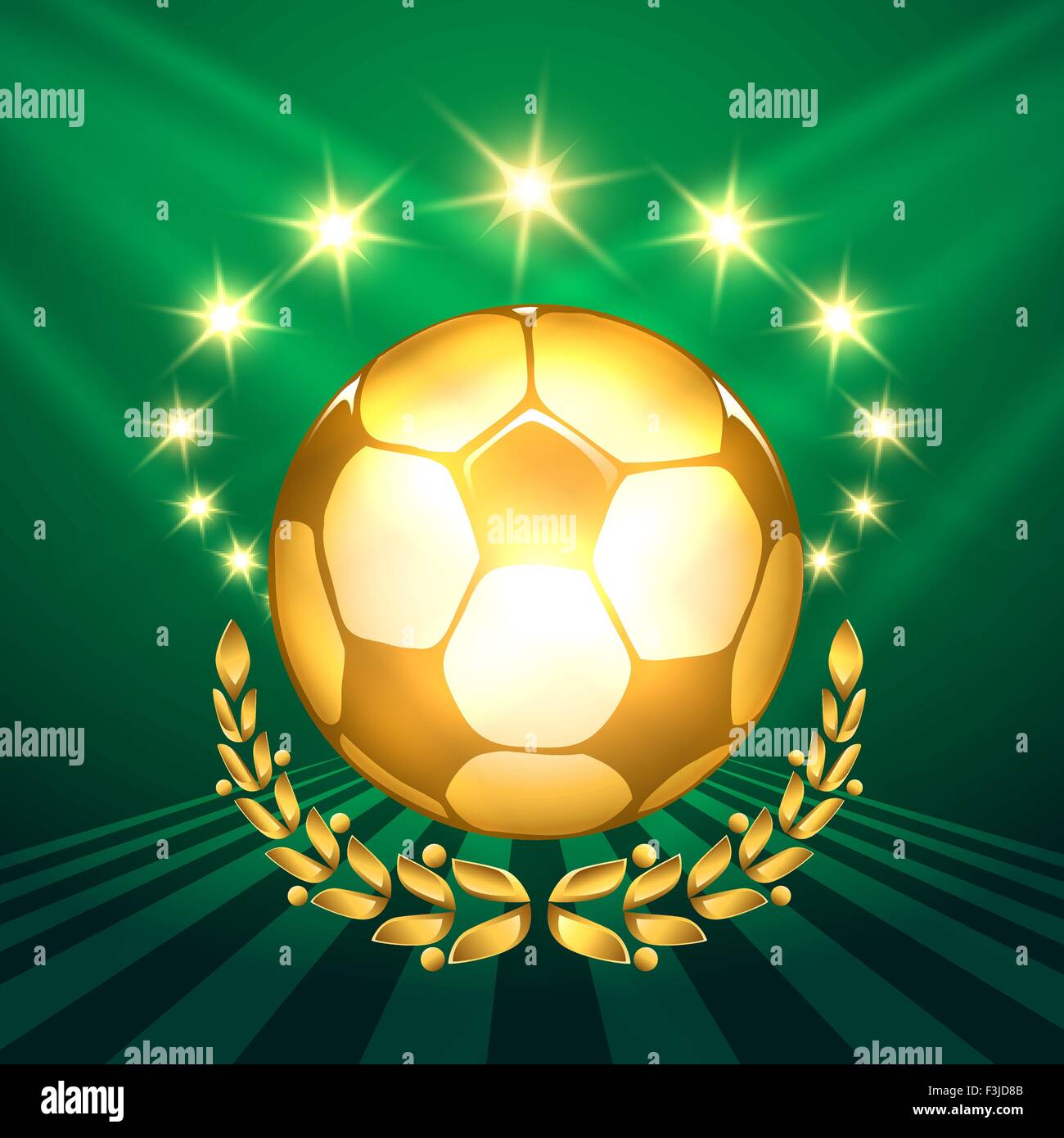 Football soccer championship trophy Stock Vector Images - Alamy