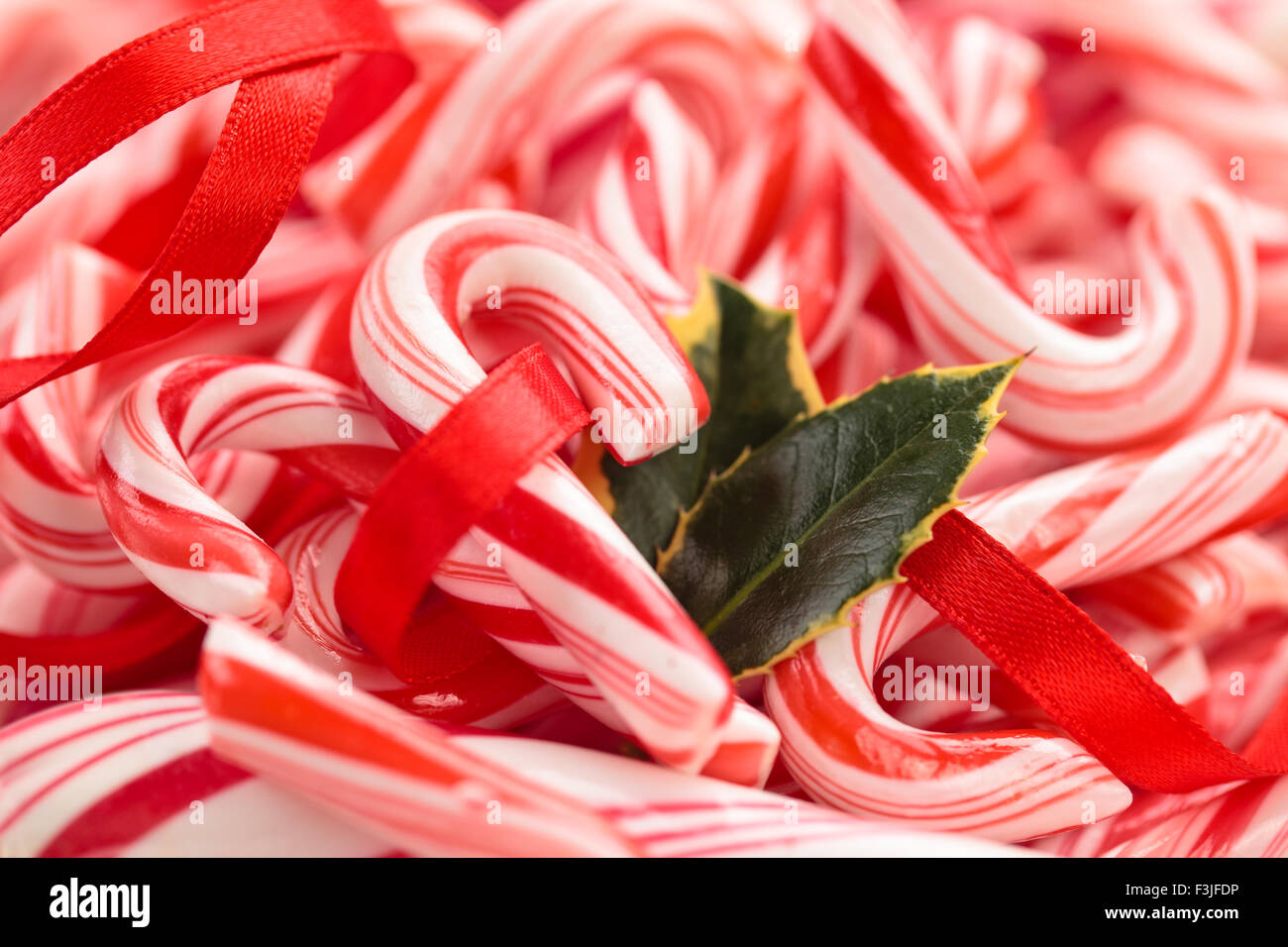 Candy Cane Background Stock Photo - Alamy