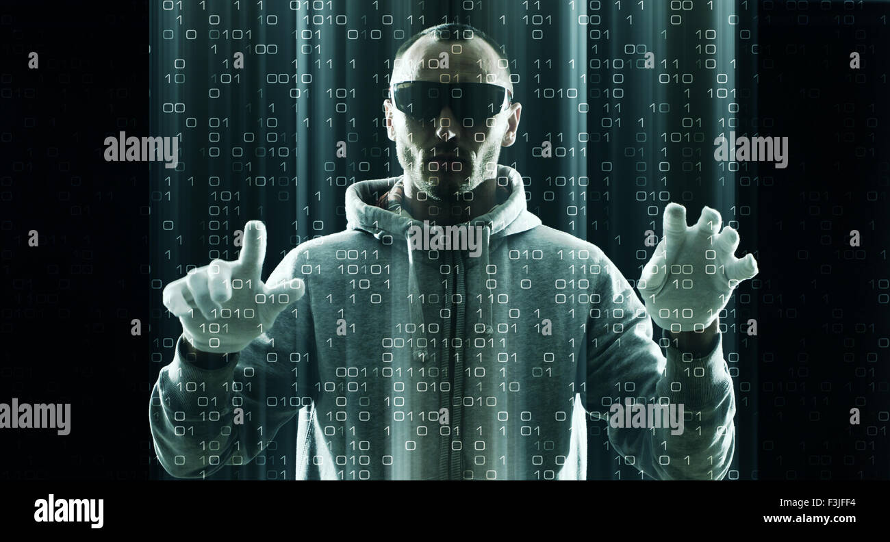New technology virus attack, hacker breaking admin password Stock Photo ...