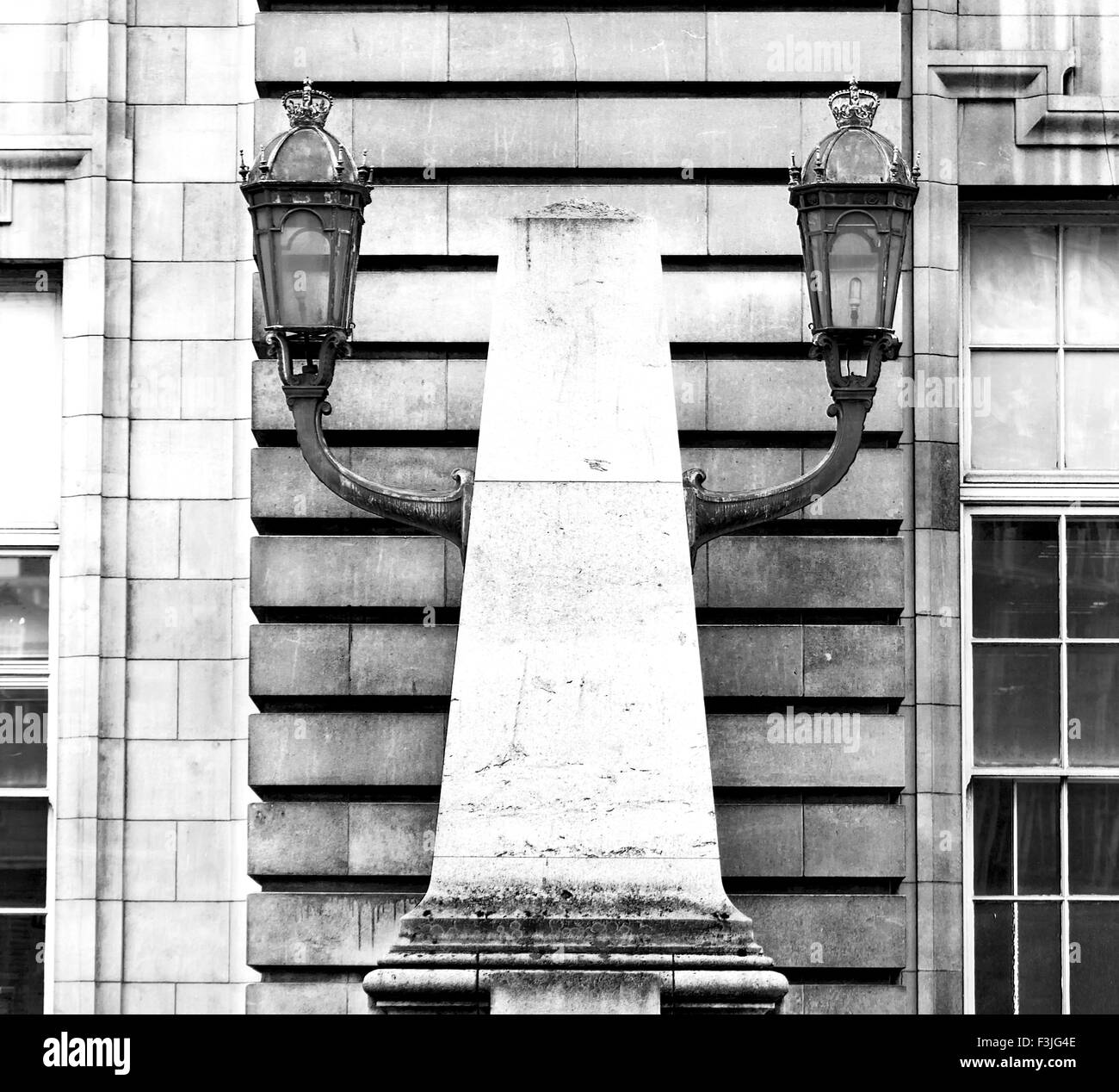 old windon in england london brick and glass the wall Stock Photo - Alamy