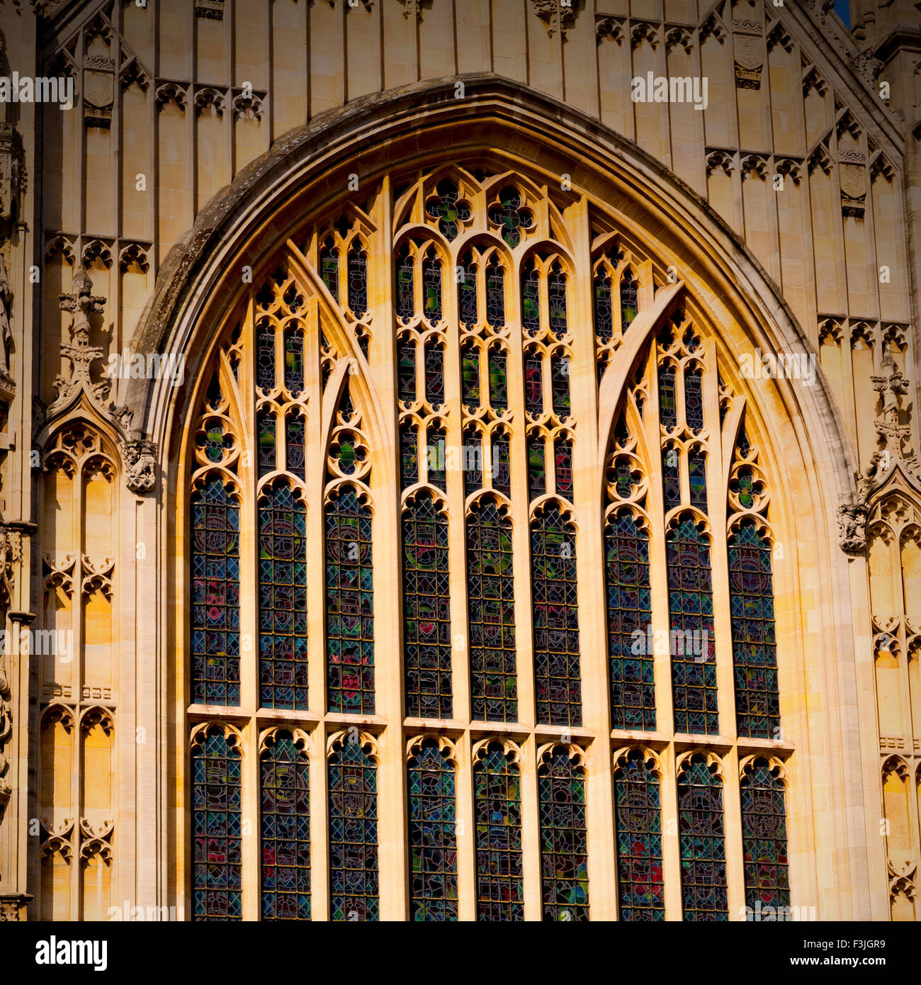 in london old historical parliament glass window structure and sky ...
