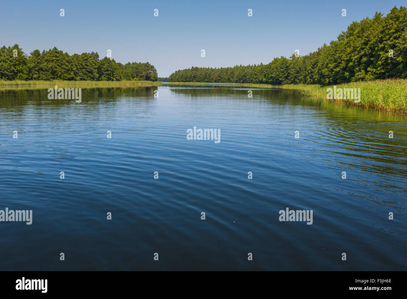 Wydminy lake on Masuria in Poland Stock Photo - Alamy