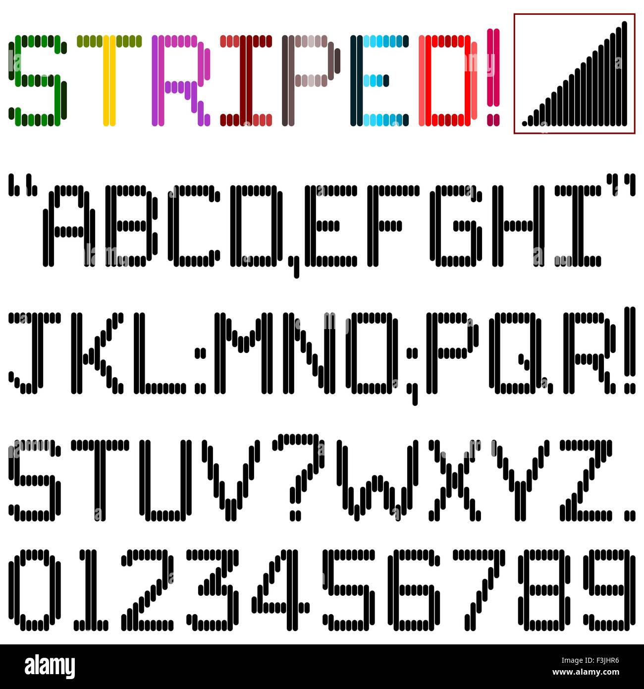 Upper case alphabets, numerals and punctuation characters in computer ...