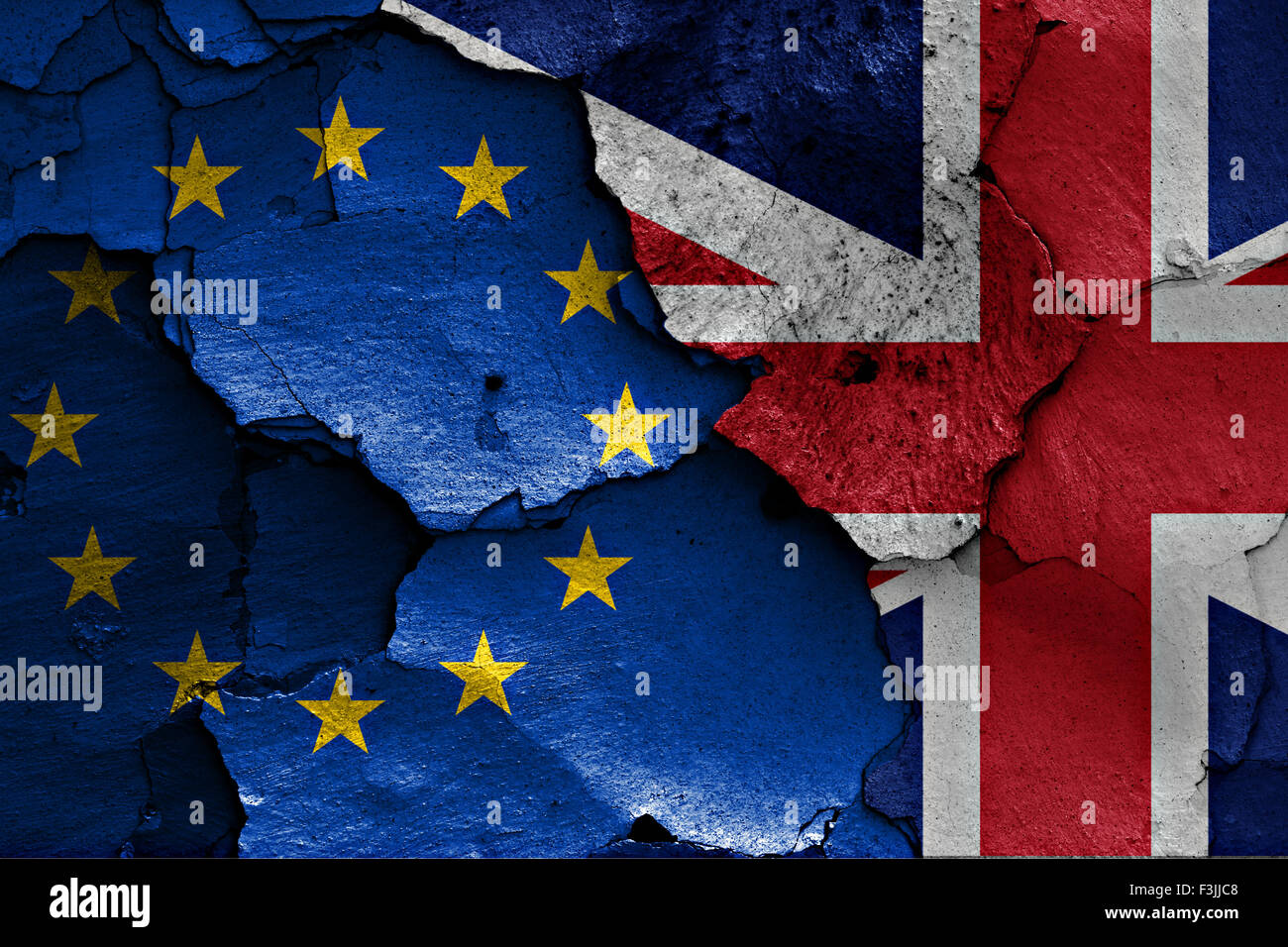 Uk eu flags hi-res stock photography and images - Alamy