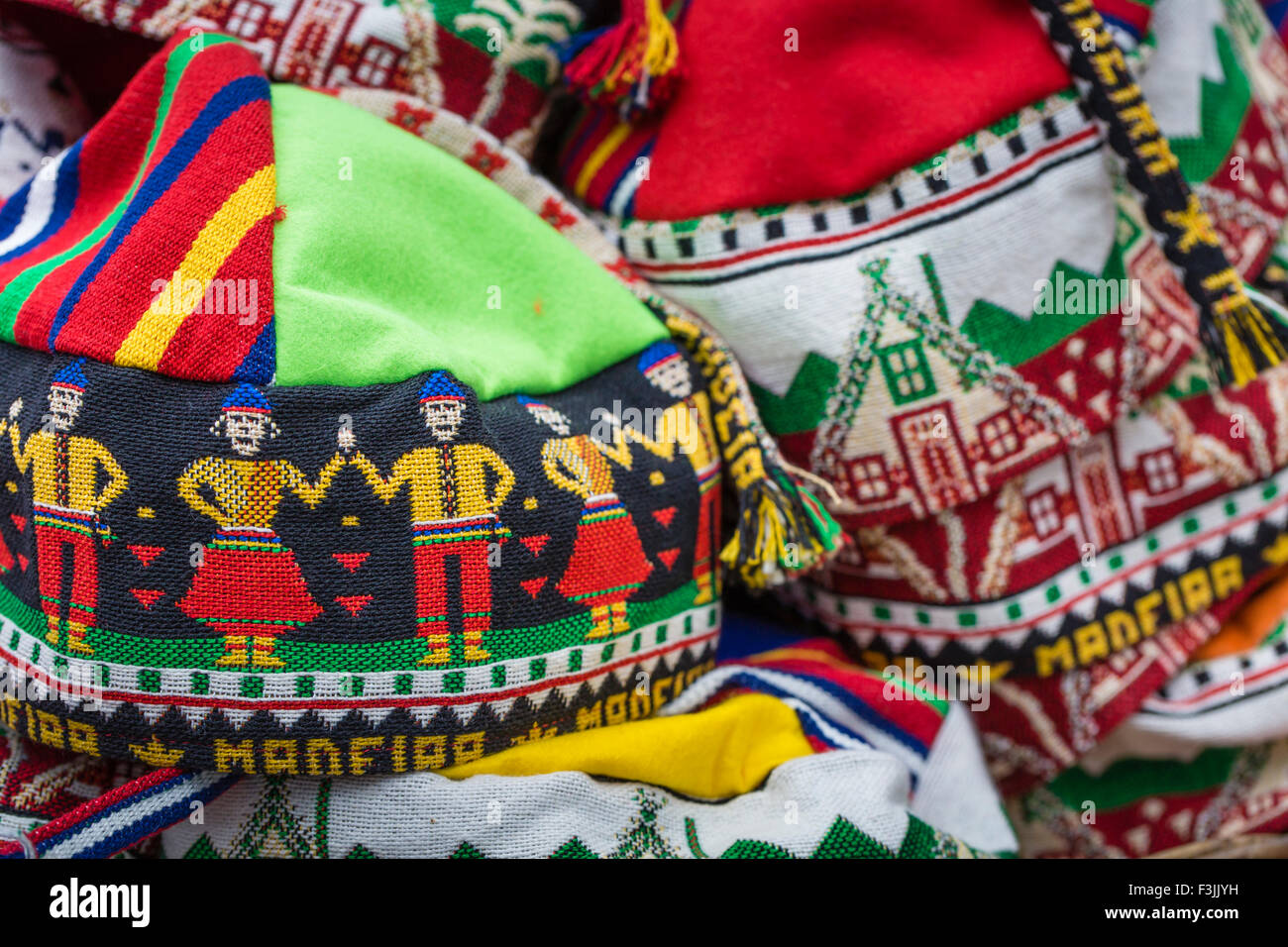 Traditional cap in Madeira, Portugal Stock Photo - Alamy