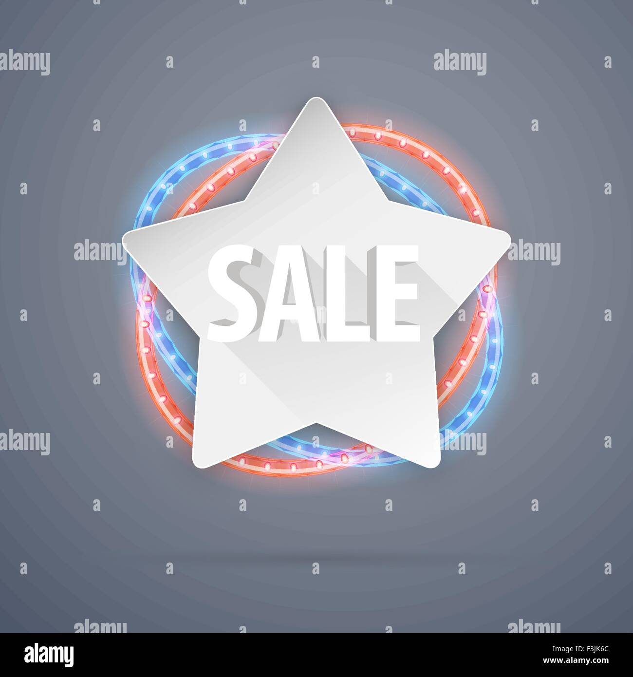 Christmas decorations red illuminated Stock Vector Images - Alamy