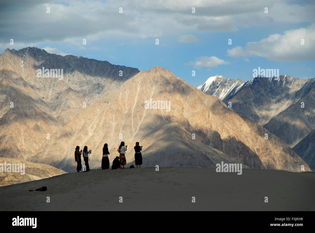 Hundar desert at Leh ; Ladakh ; Jammu & Kashmir ; India Stock Photo - Alamy