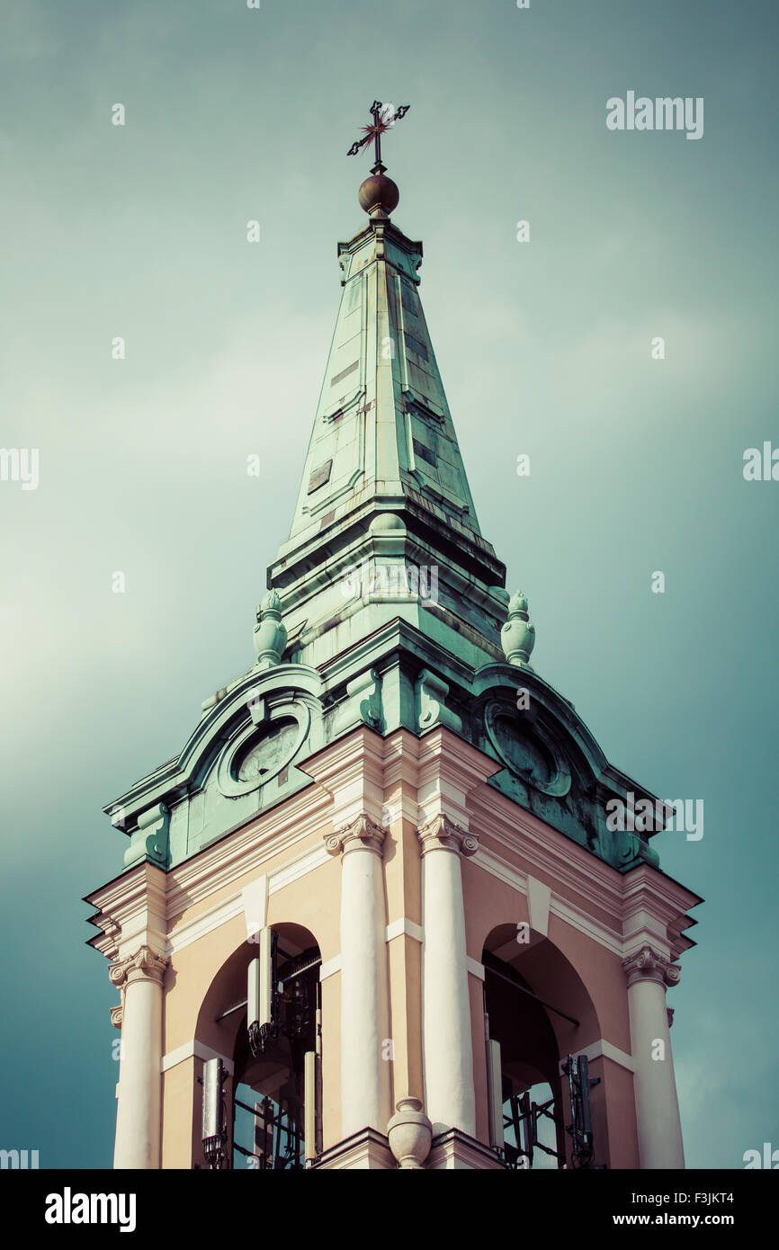Traditional architecture in famous polish city, Torun, Poland Stock ...
