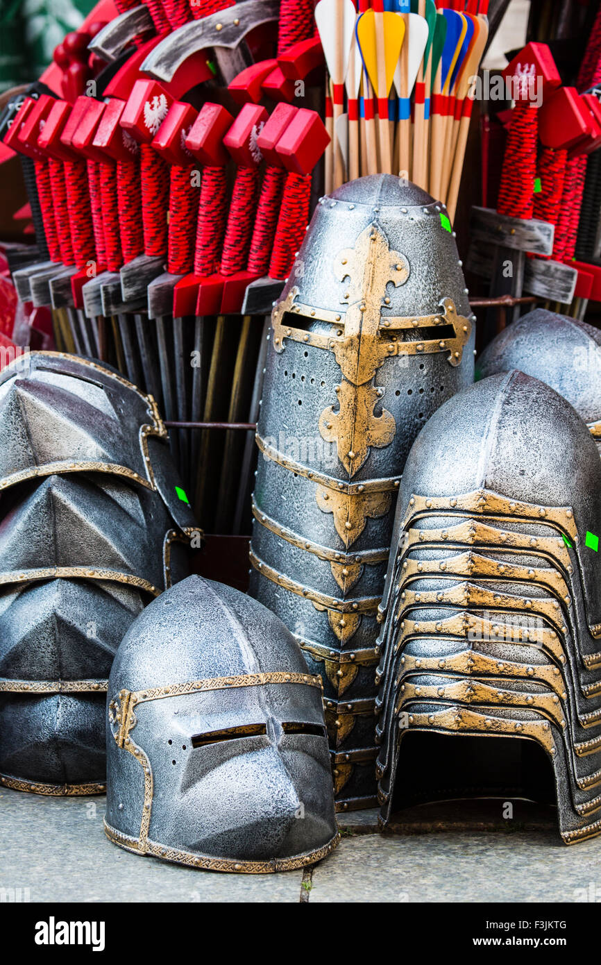 Armour of the medieval knight Stock Photo - Alamy
