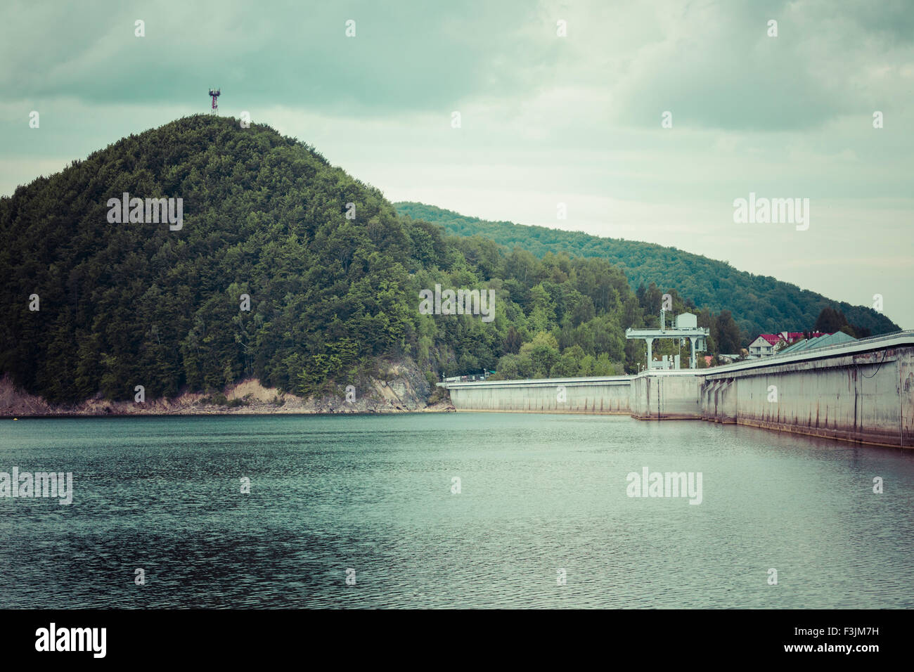 Landscape (Solina Lake, Bieszczady, Poland Stock Photo - Alamy