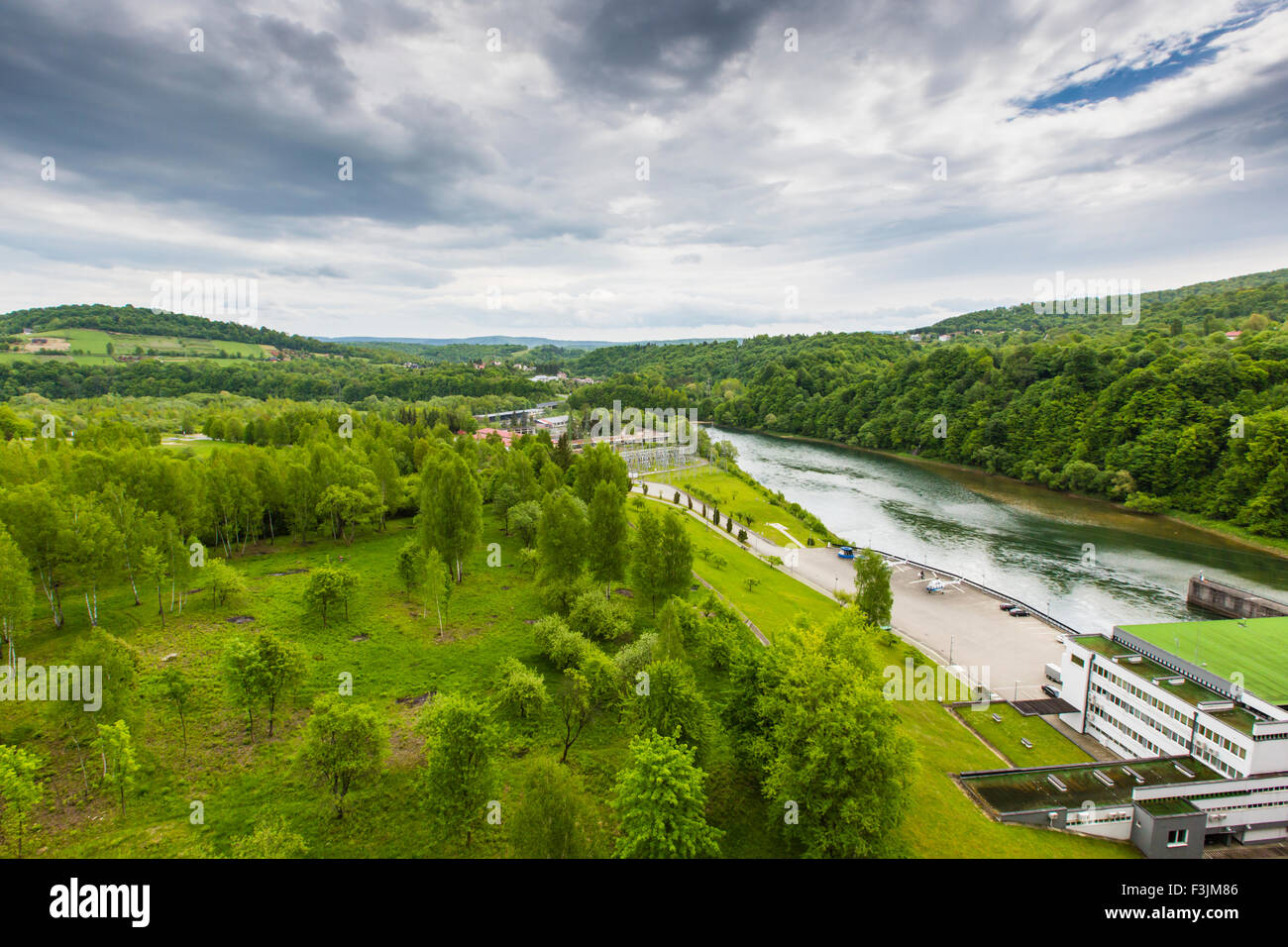 Landscape (Solina Lake, Bieszczady, Poland Stock Photo - Alamy