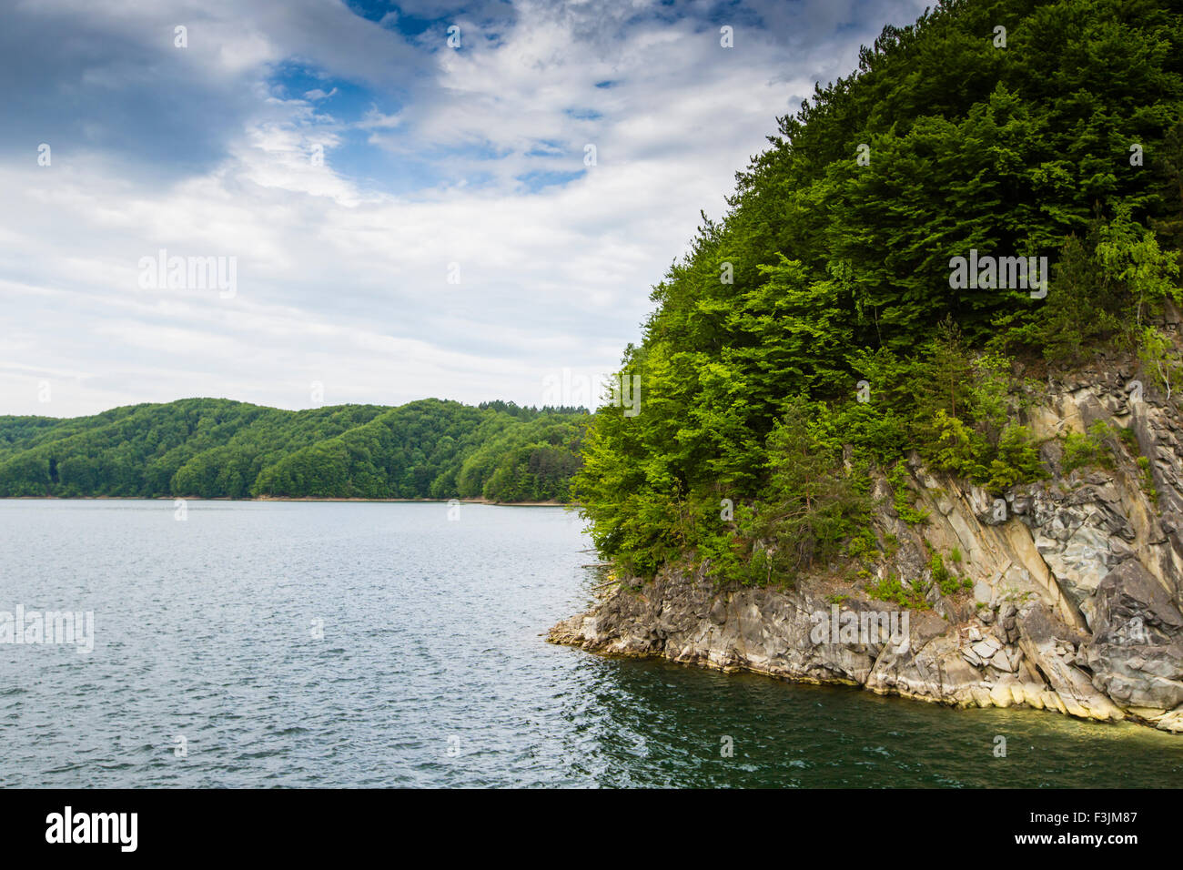 Landscape (Solina Lake, Bieszczady, Poland Stock Photo - Alamy