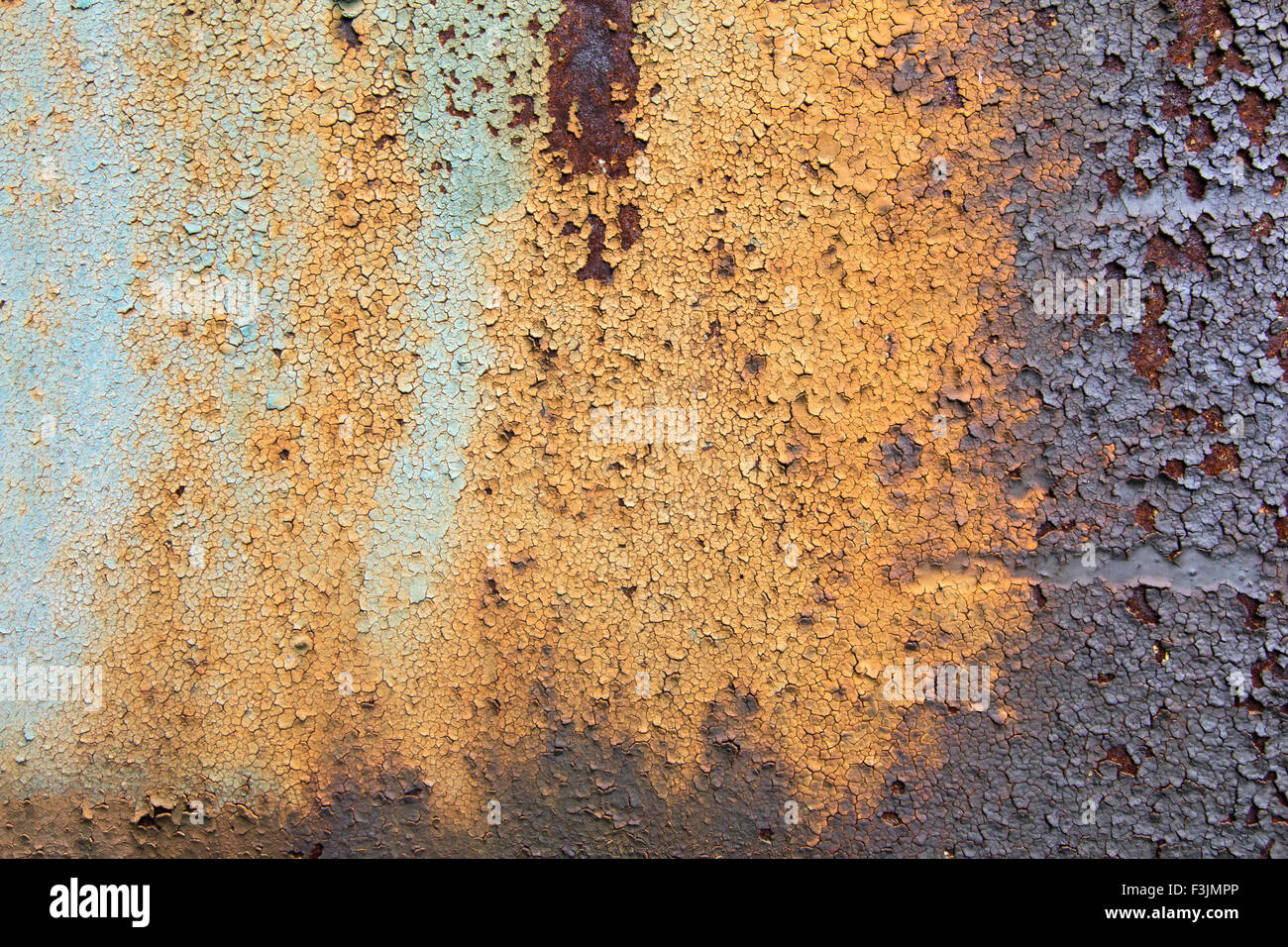 old rusty metal - flaky paint Stock Photo - Alamy