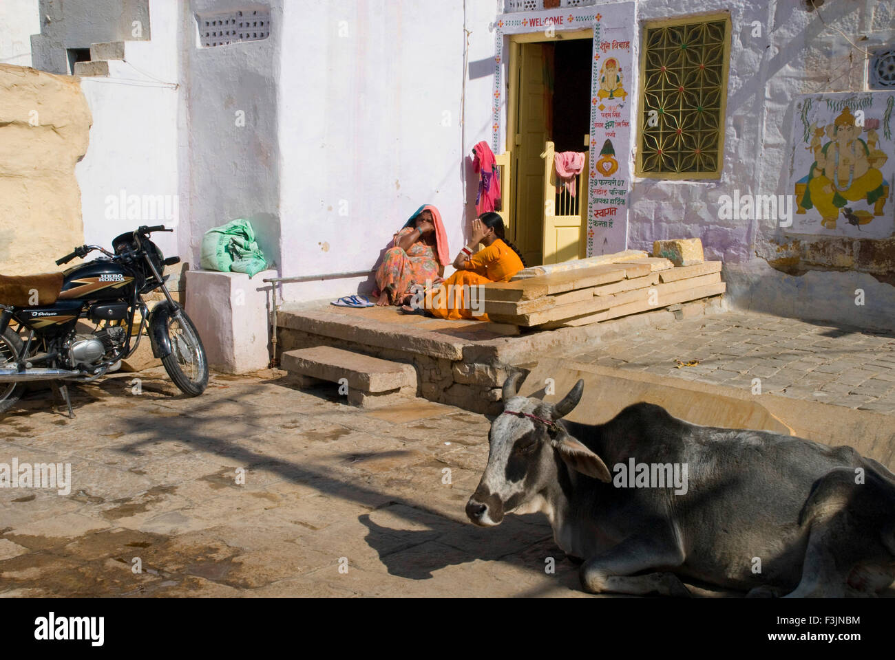 Typical village house near Jaisalmer ; Rajasthan ; India Stock Photo ...