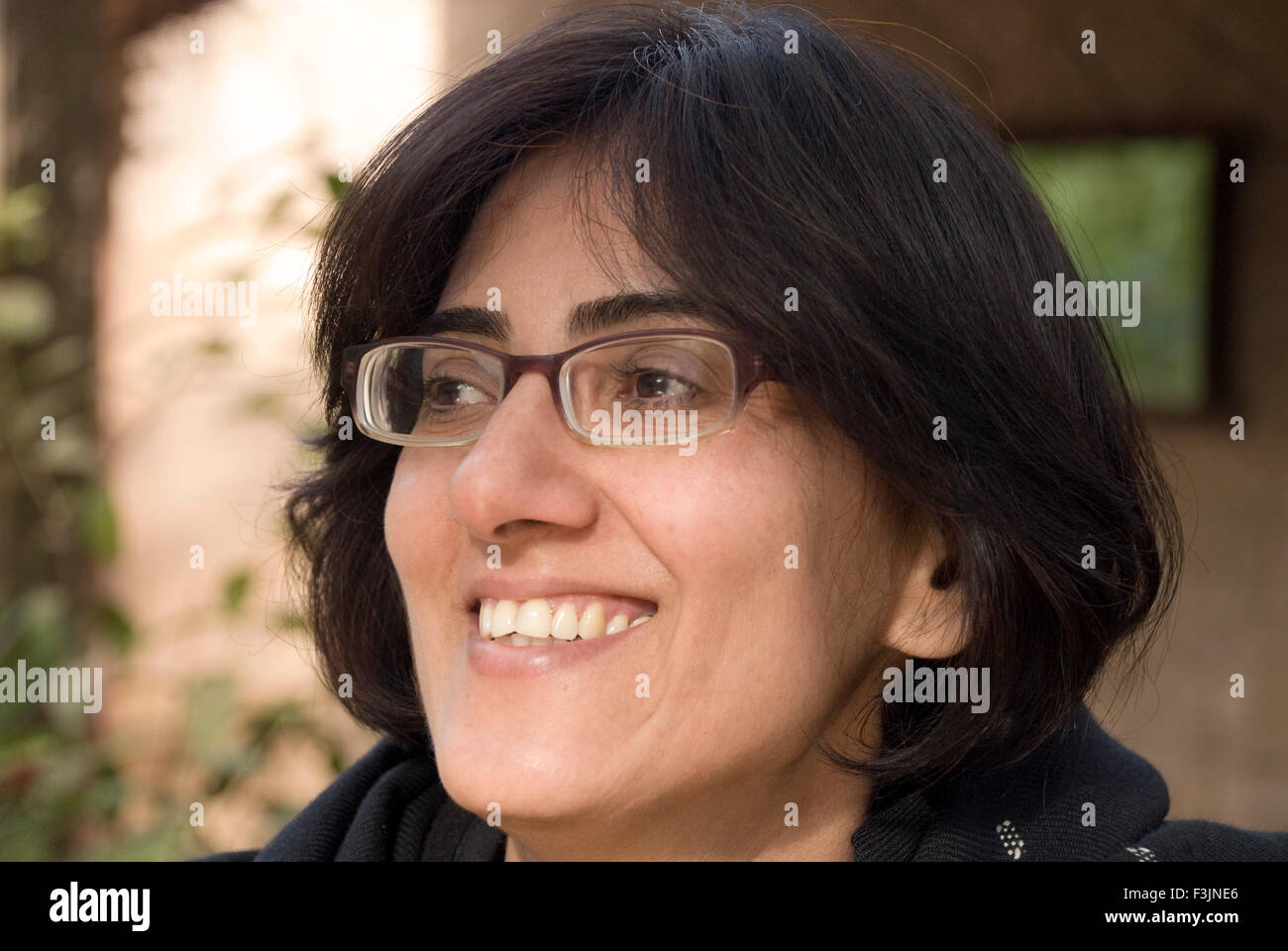 Young Lady smiling ; Bombay now Mumbai ; Maharashtra ; India NO MR ...