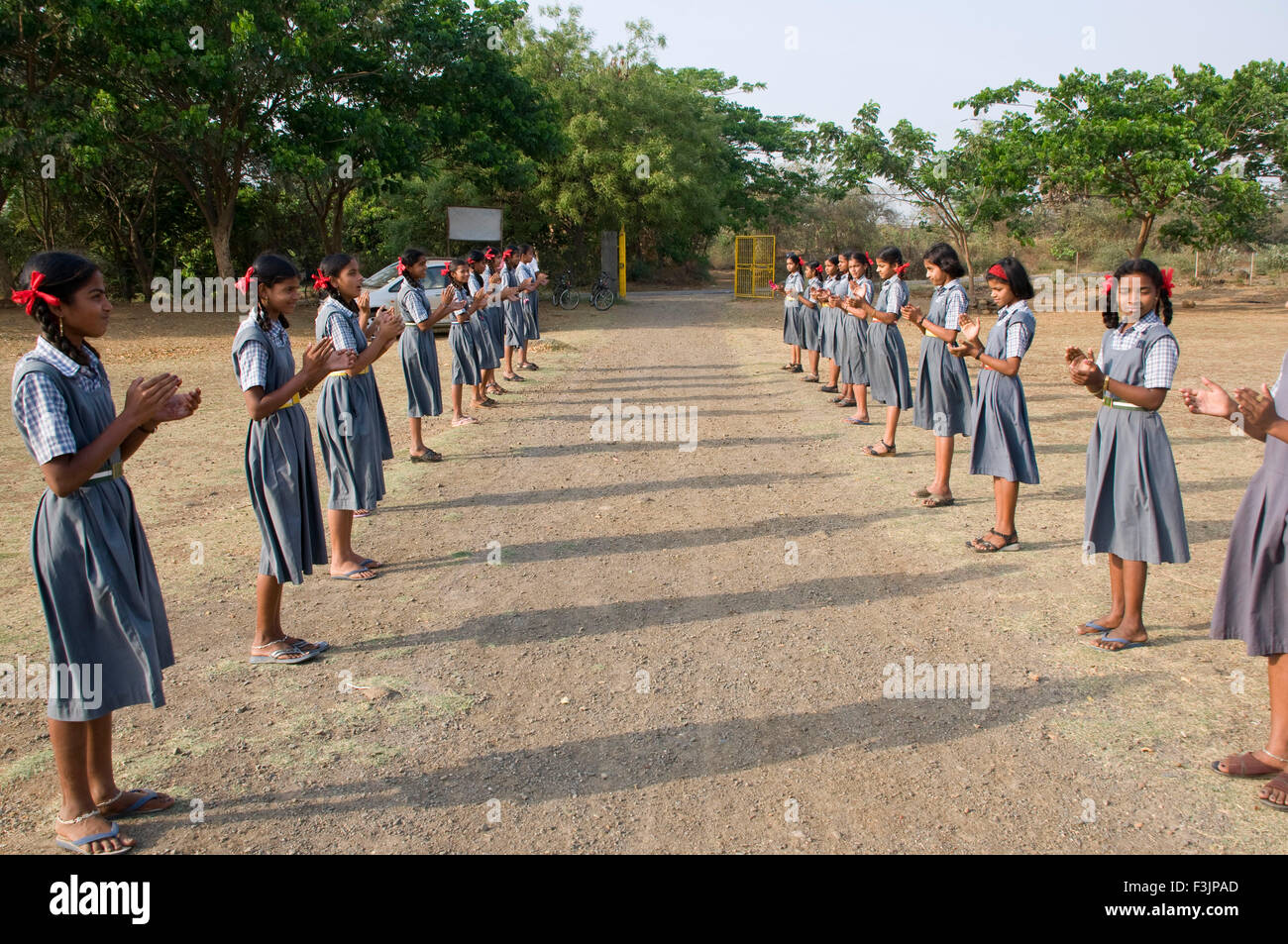 School morning assembly india hi-res stock photography and images - Alamy