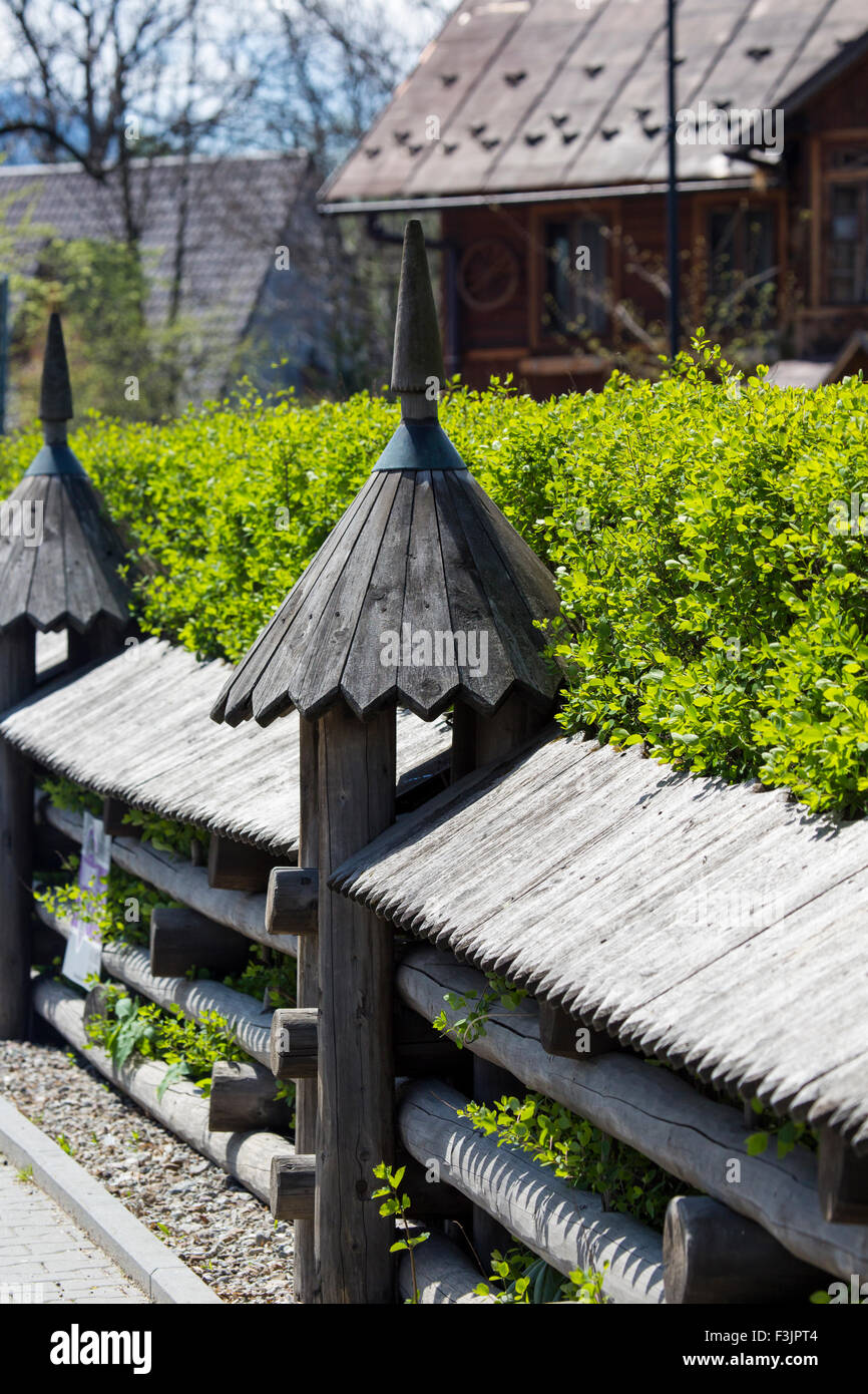 Traditional polish wooden hut from Zakopane, Poland Stock Photo - Alamy