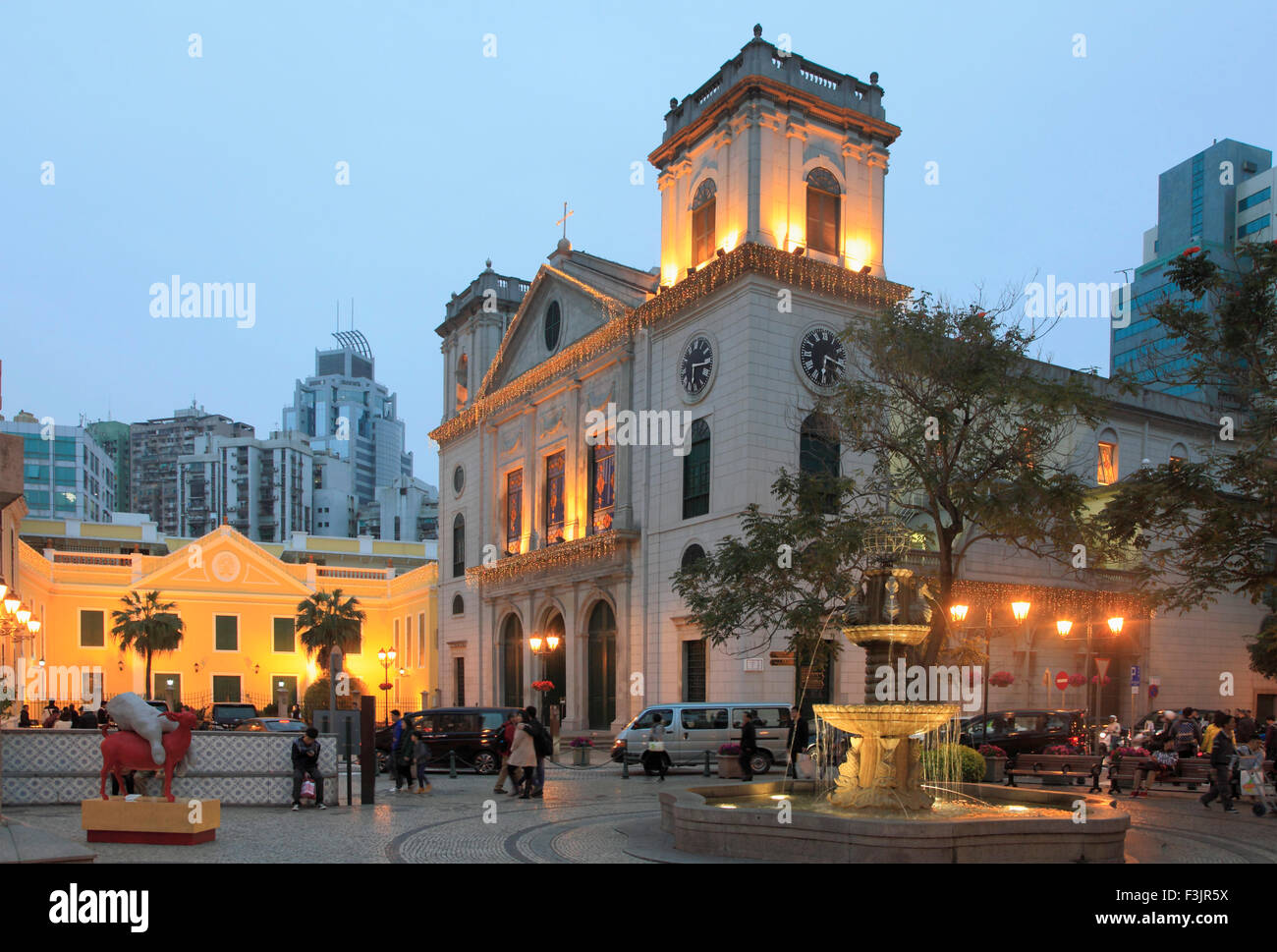 China, Macau, Cathedral Square, Cathedral Stock Photo - Alamy