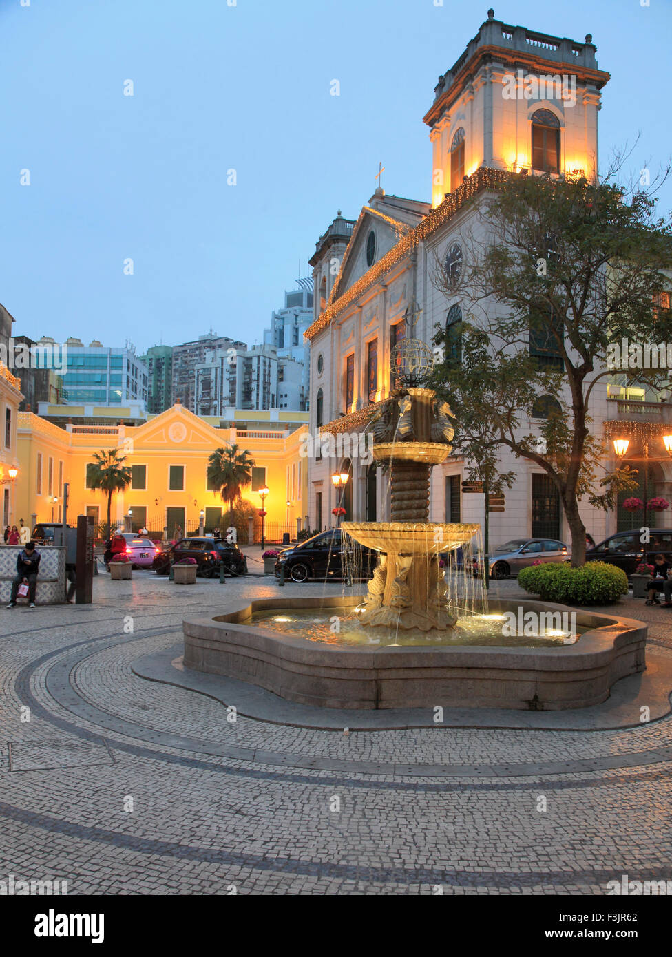 China, Macau, Cathedral Square, Cathedral Stock Photo - Alamy
