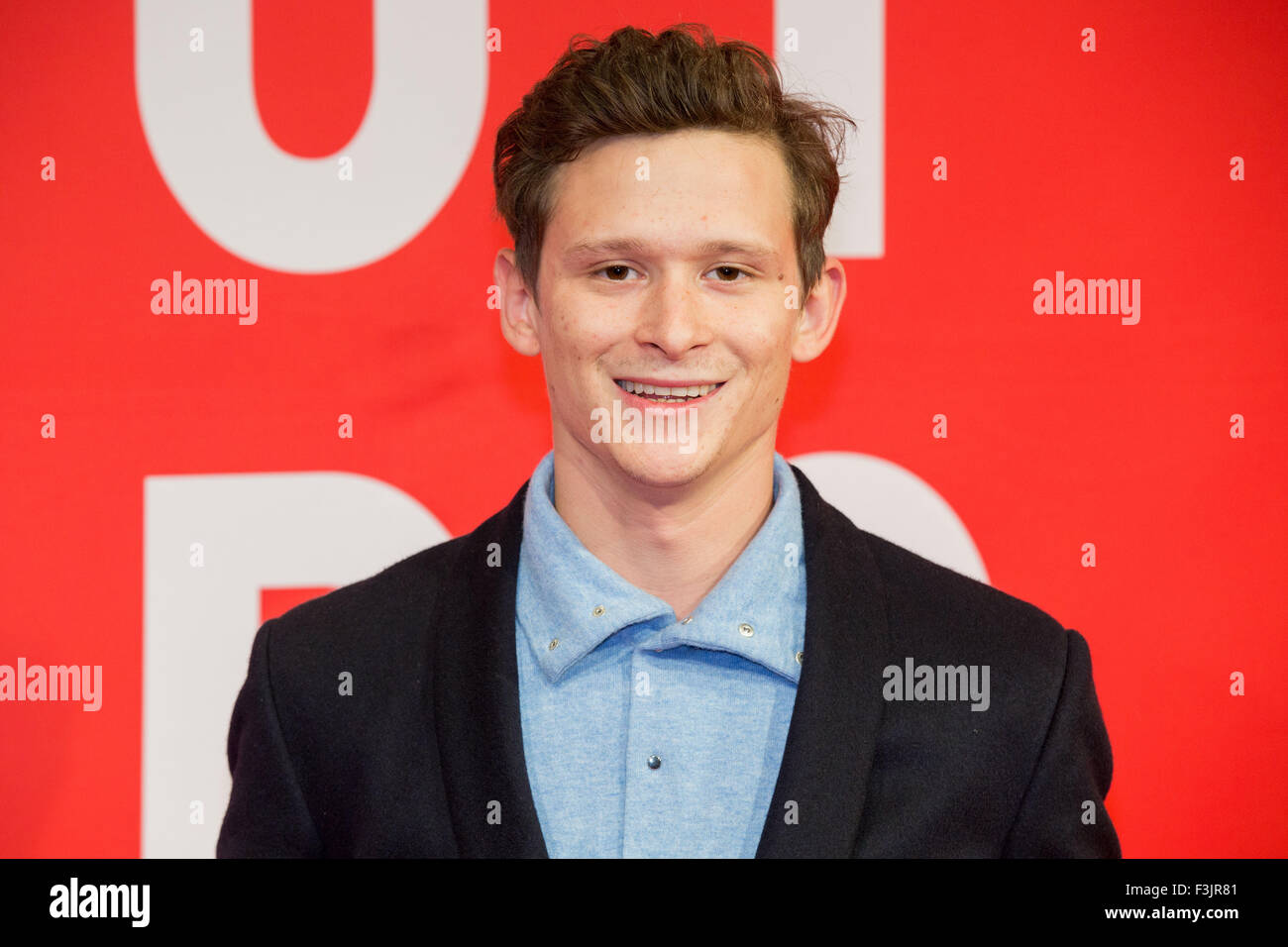 Swiss actor Joel Basman poses on the red carpet prior to the screening ...