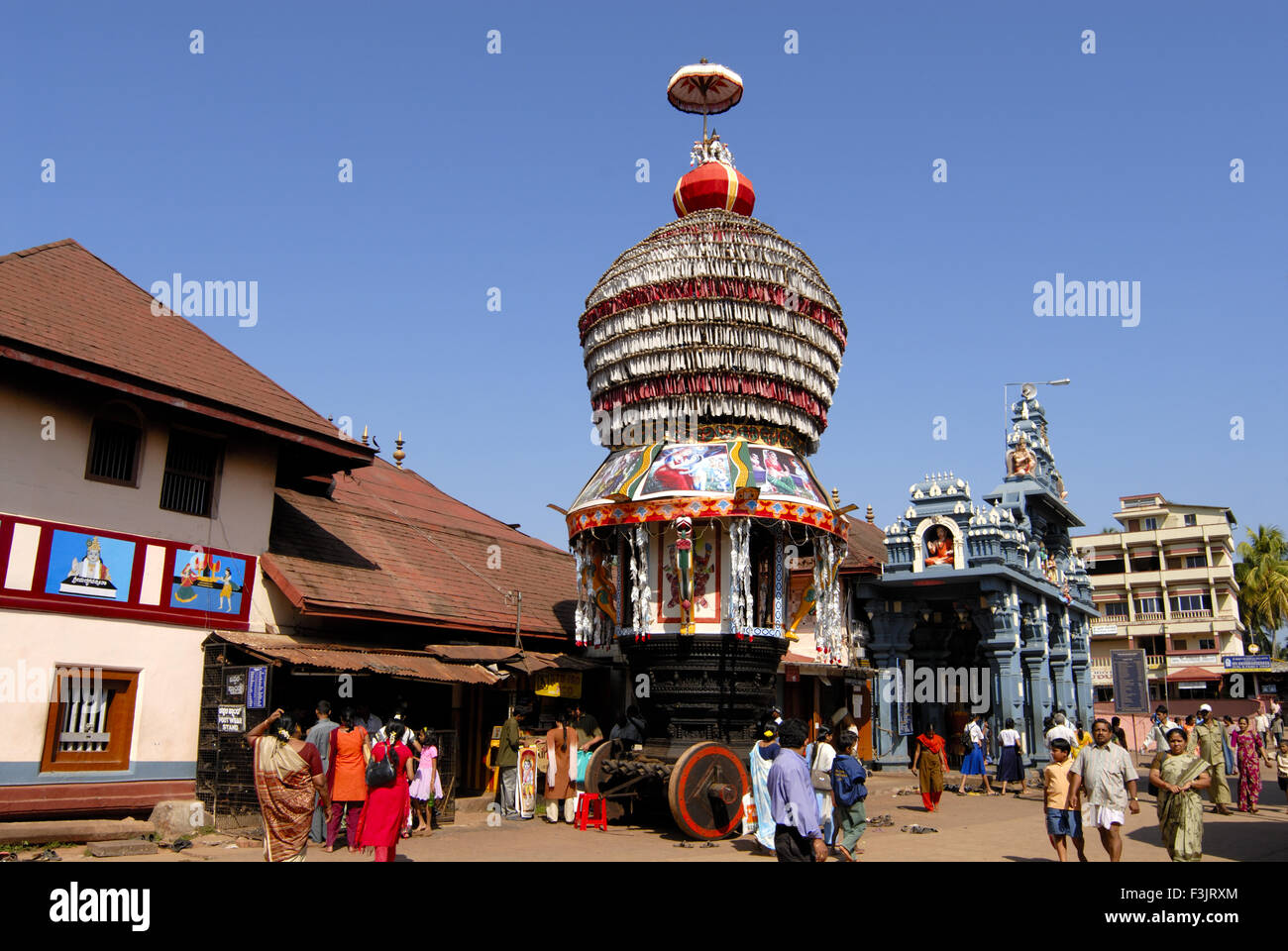 Udupi Sri Krishna Temple Chariot Udupi Karnataka india Stock Photo - Alamy
