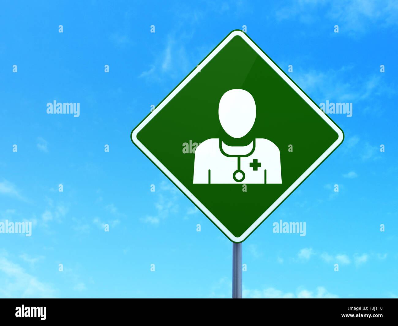 3d white people doctor sign hi-res stock photography and images - Alamy
