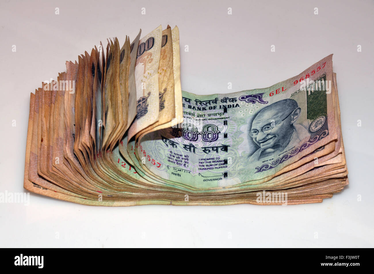 Old Indian legal bank notes Stock Photo - Alamy