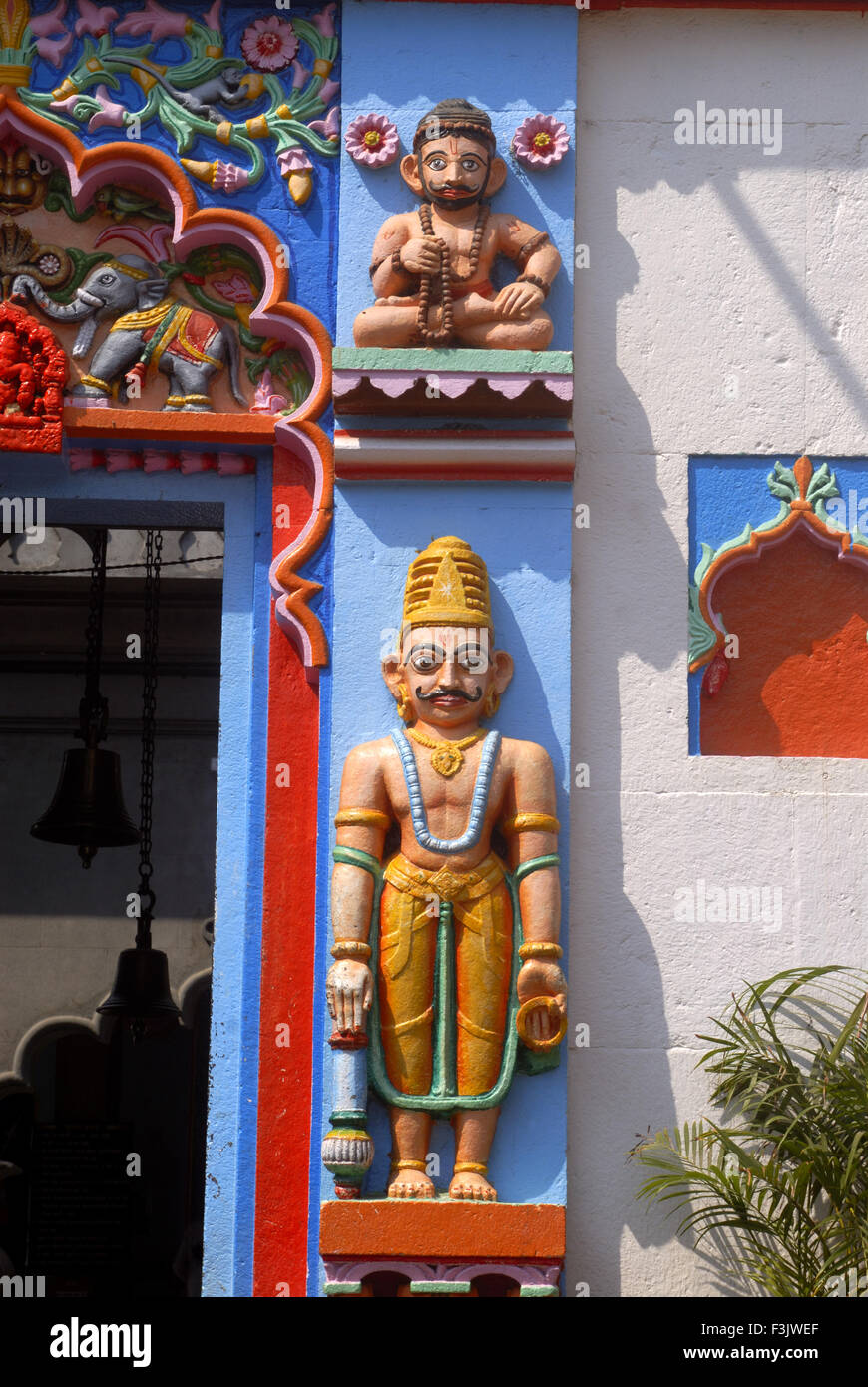 Entrance of Vigneshwara Temple, Vighnahar Ganapati Temple, Hindu temple ...
