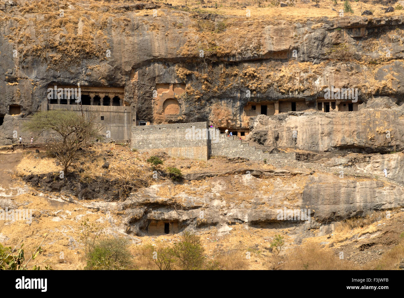 Buddhist Rock Cut Caves High Resolution Stock Photography and Images ...