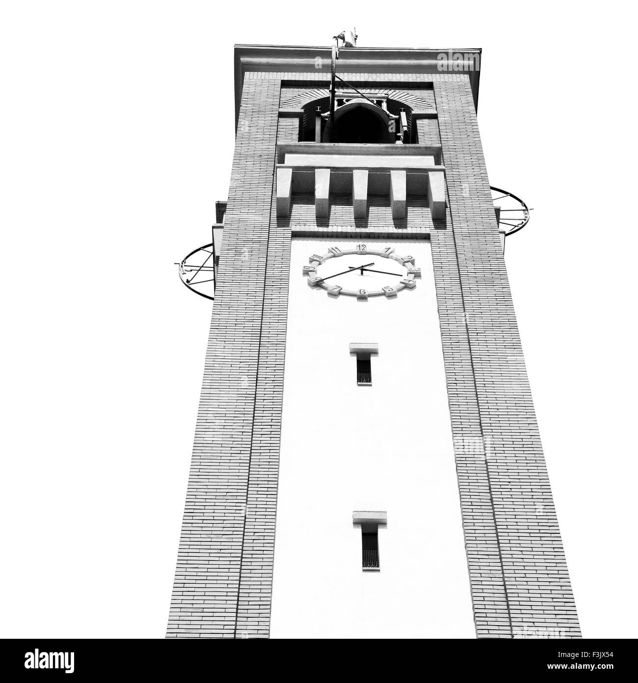 Town square clock tower Cut Out Stock Images & Pictures - Alamy