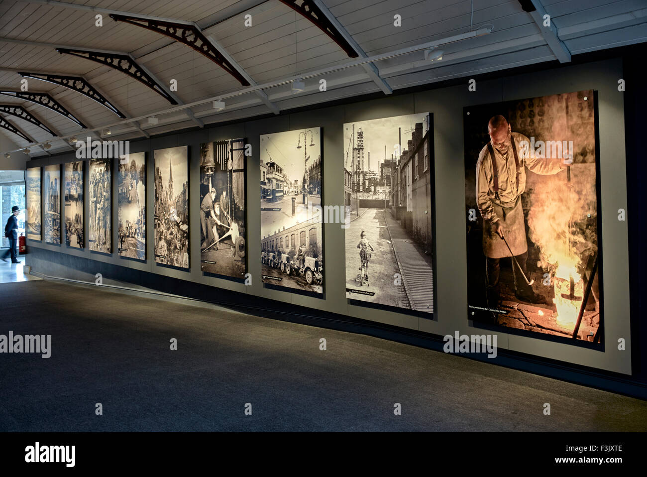 Black Country Museum Dudley. Vintage photographs on display. West ...