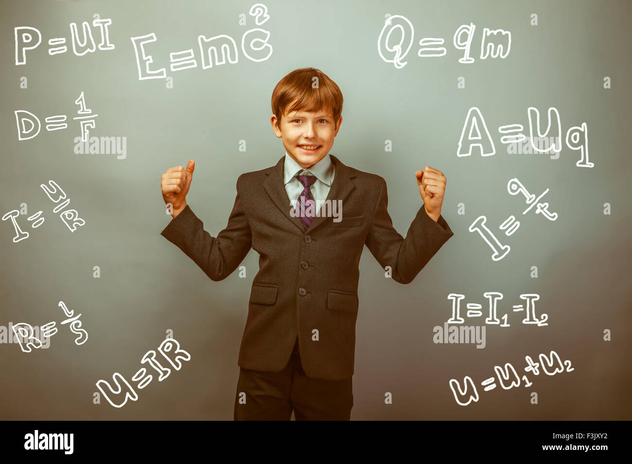 Boy genius hi-res stock photography and images - Alamy