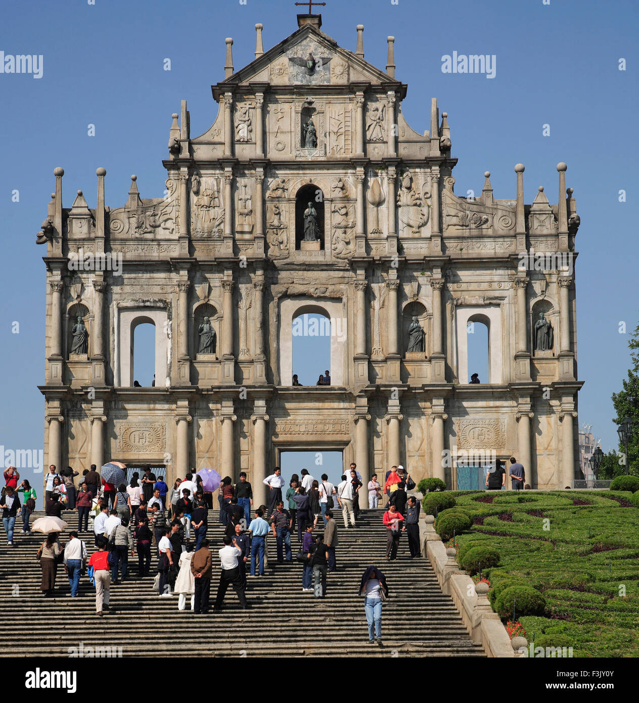 China, Macau, Ruins of St Paul Church Stock Photo - Alamy