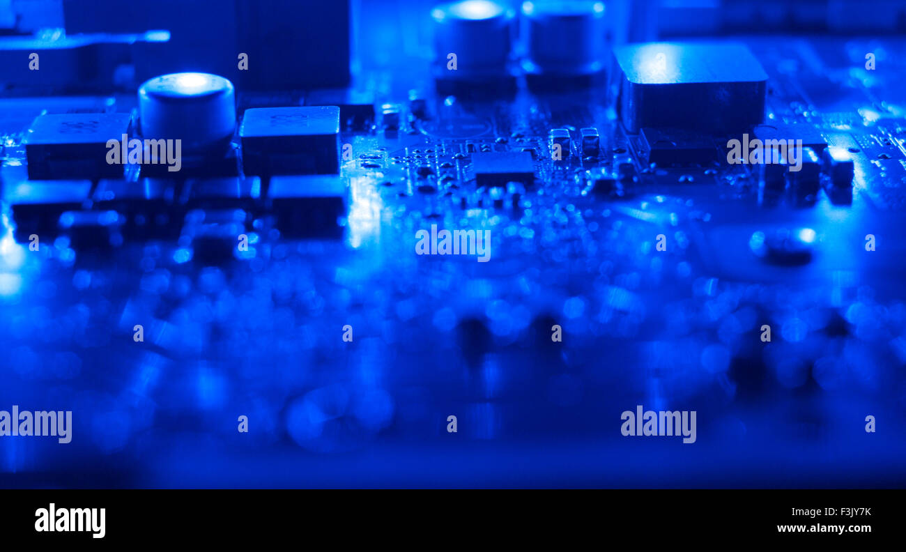Computer electronic technology background Stock Photo - Alamy