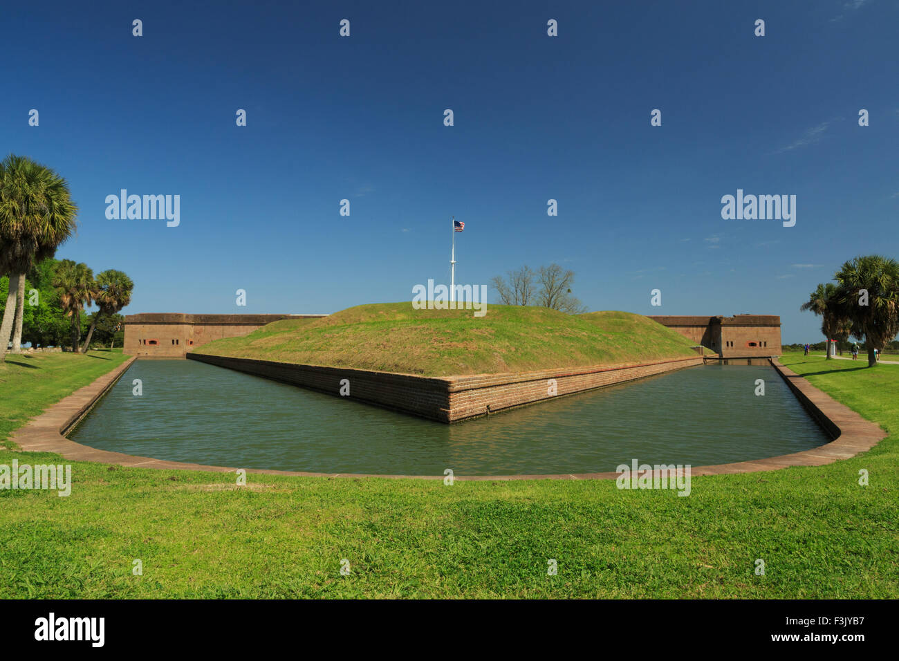 A photograph of Fort Pulaski National Monument in Savannah, Georgia ...
