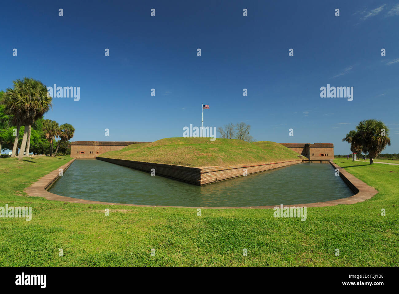 A photograph of Fort Pulaski National Monument in Savannah, Georgia ...