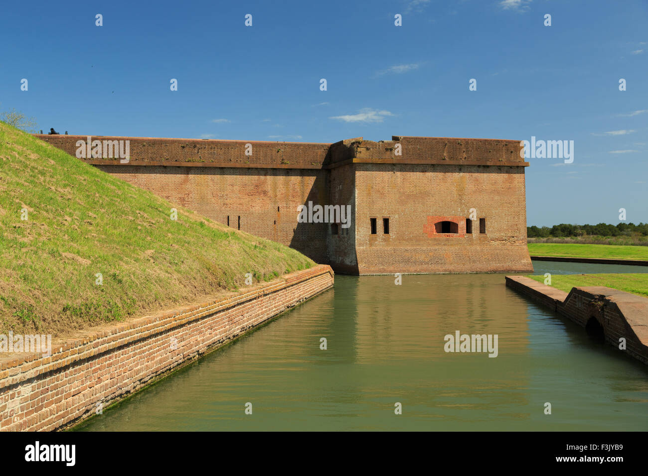 A photograph of Fort Pulaski National Monument in Savannah, Georgia ...