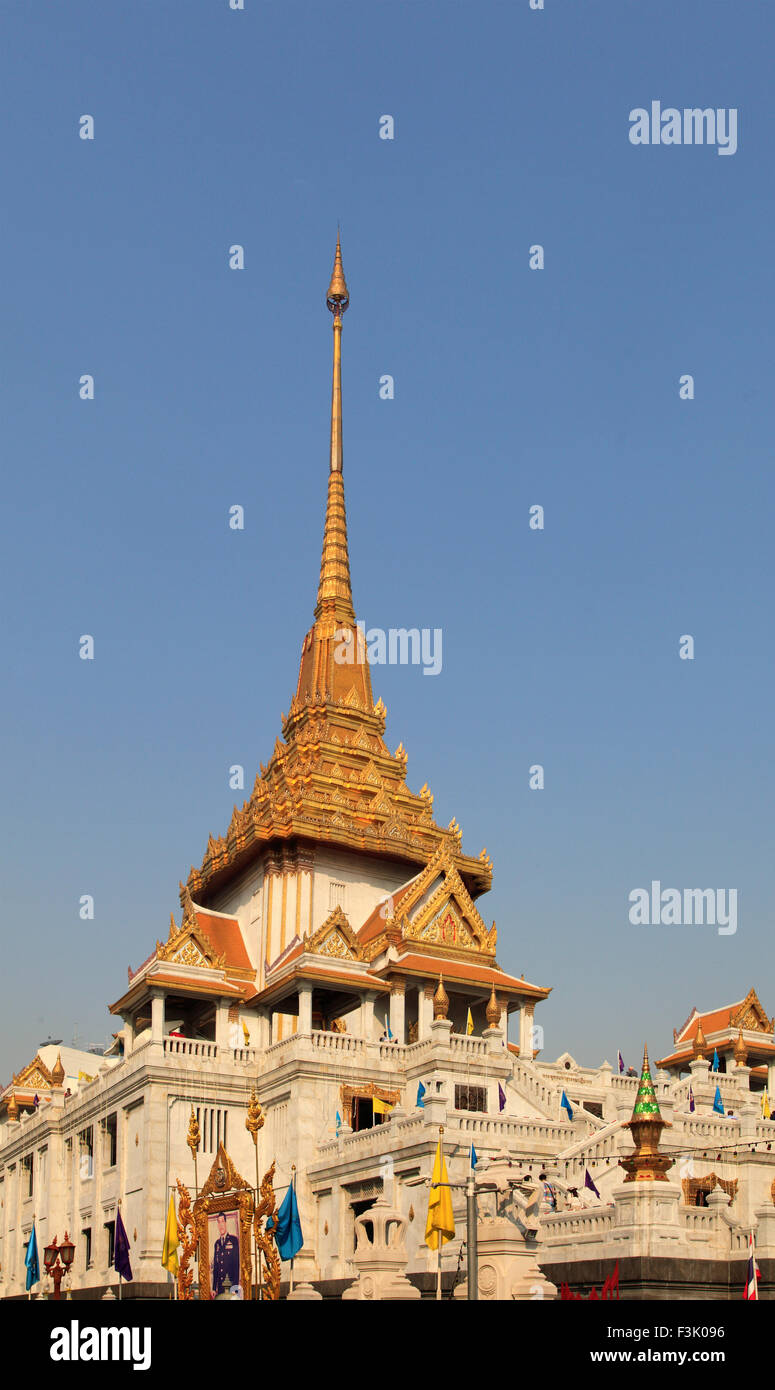 Thailand, Bangkok, Wat Traimit, Golden Buddha Temple Stock Photo - Alamy