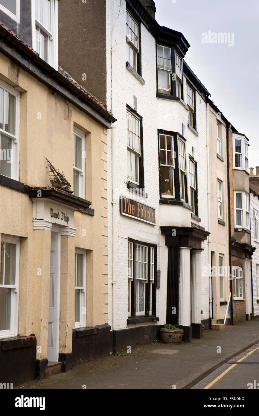 UK, England, Yorkshire East Riding, Filey, Queen Street, Foords Hotel ...
