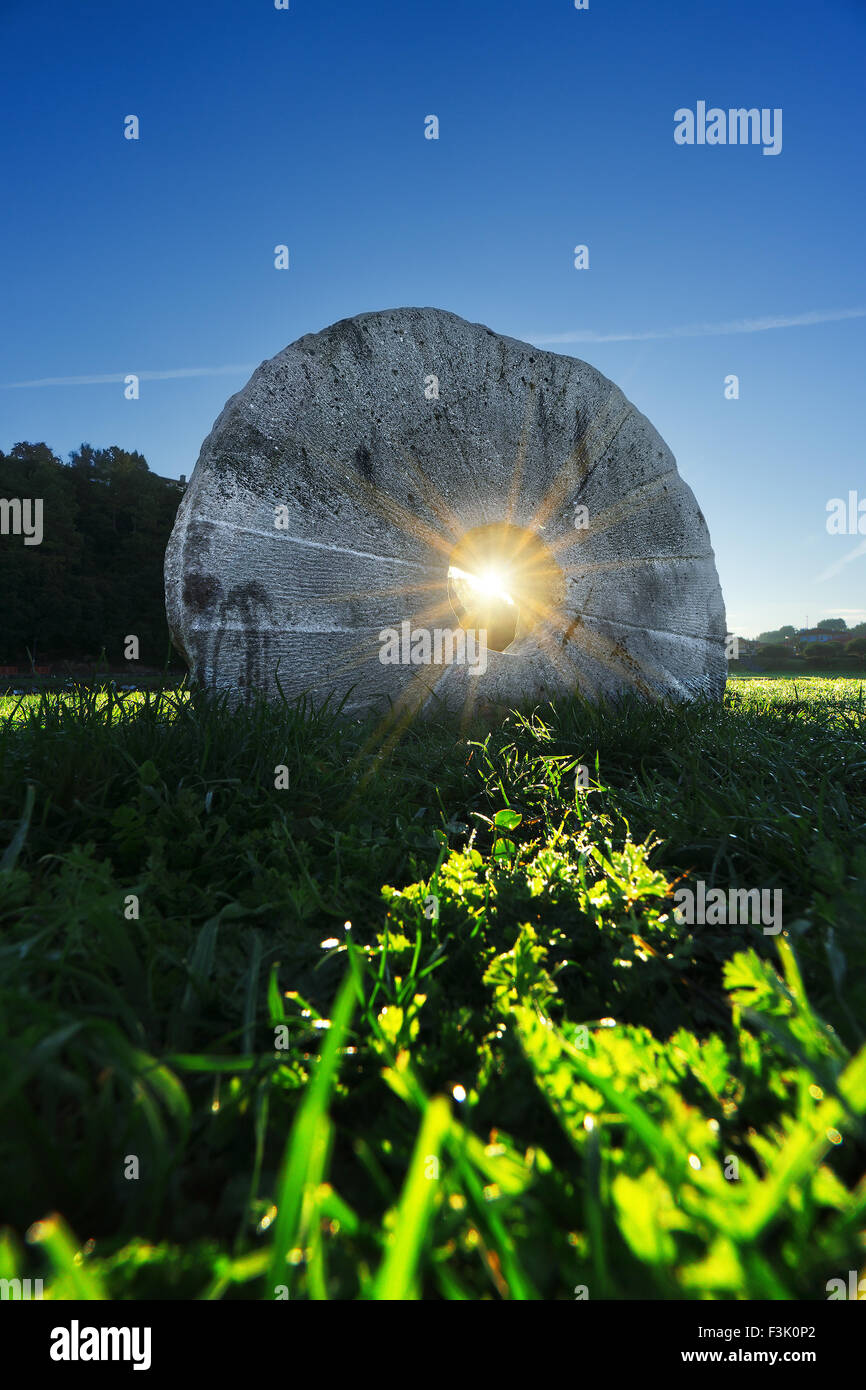 Old mill and millstone hi-res stock photography and images - Alamy