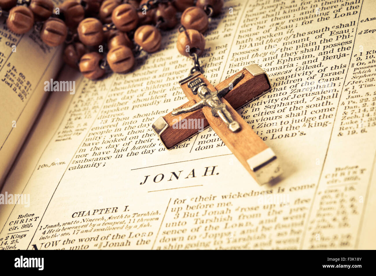 Roman Catholic Rosary And Bible