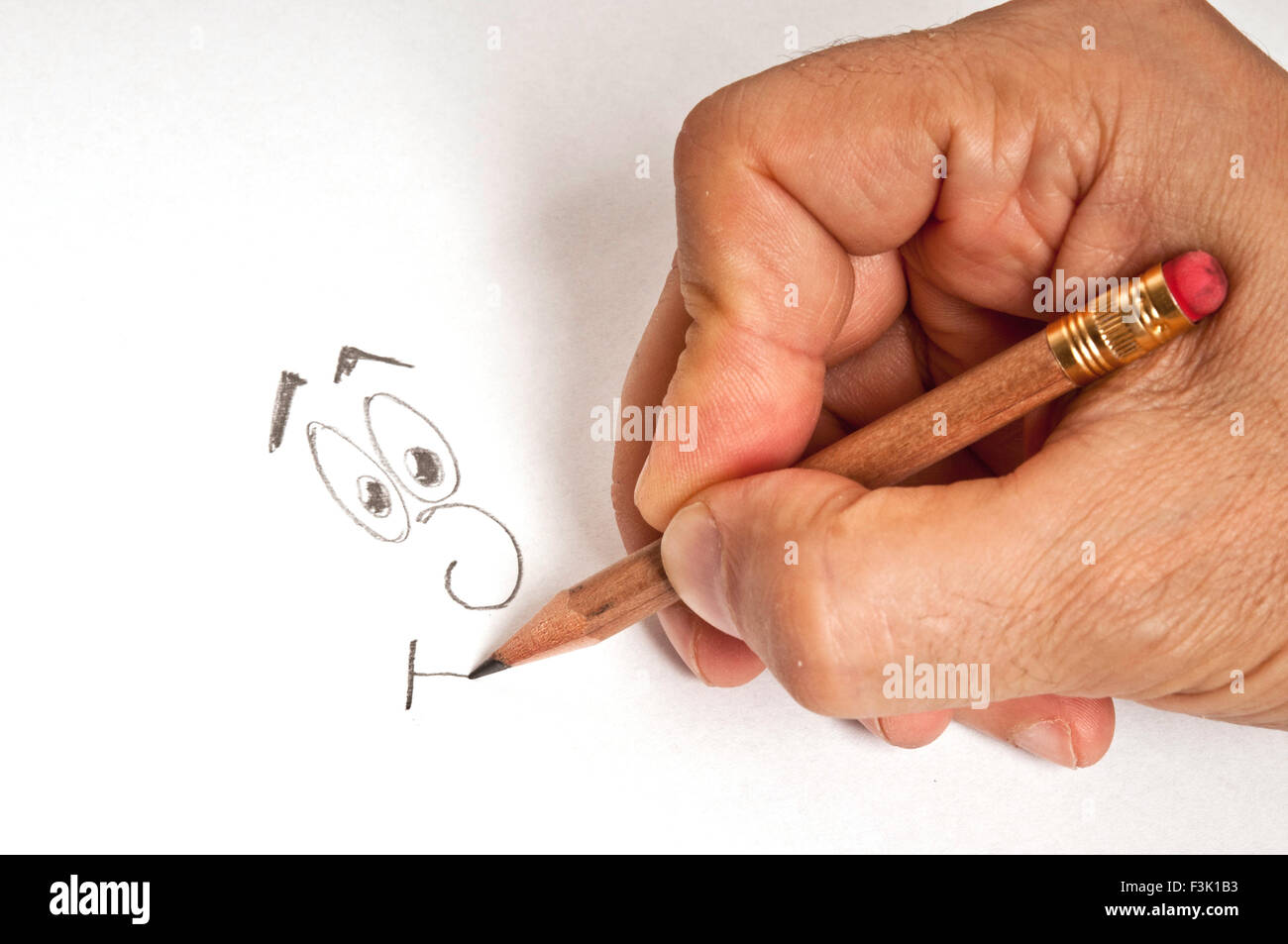 Hand drawing a cartoon hi-res stock photography and images - Alamy