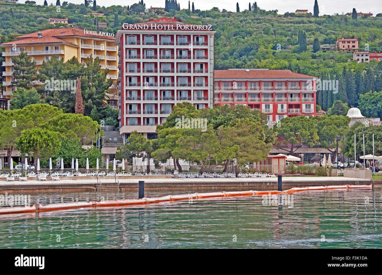 Portoroz Grand Hotel Coast, Slovenia Stock Photo - Alamy