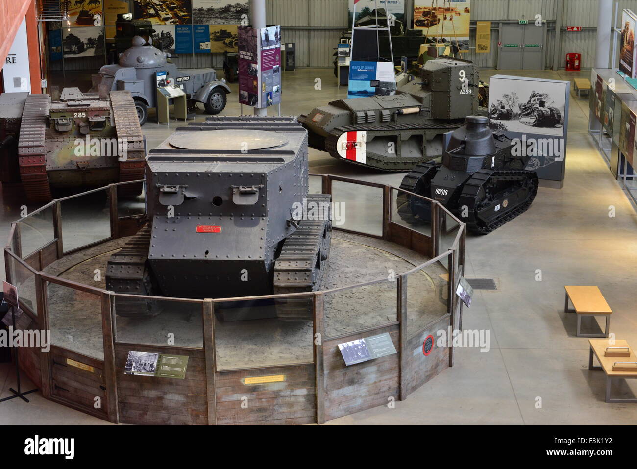 A tank at the Bovington Tank Museum in Bovington Stock Photo - Alamy