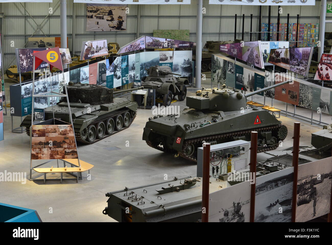 A tank at the Bovington Tank Museum in Bovington Stock Photo - Alamy