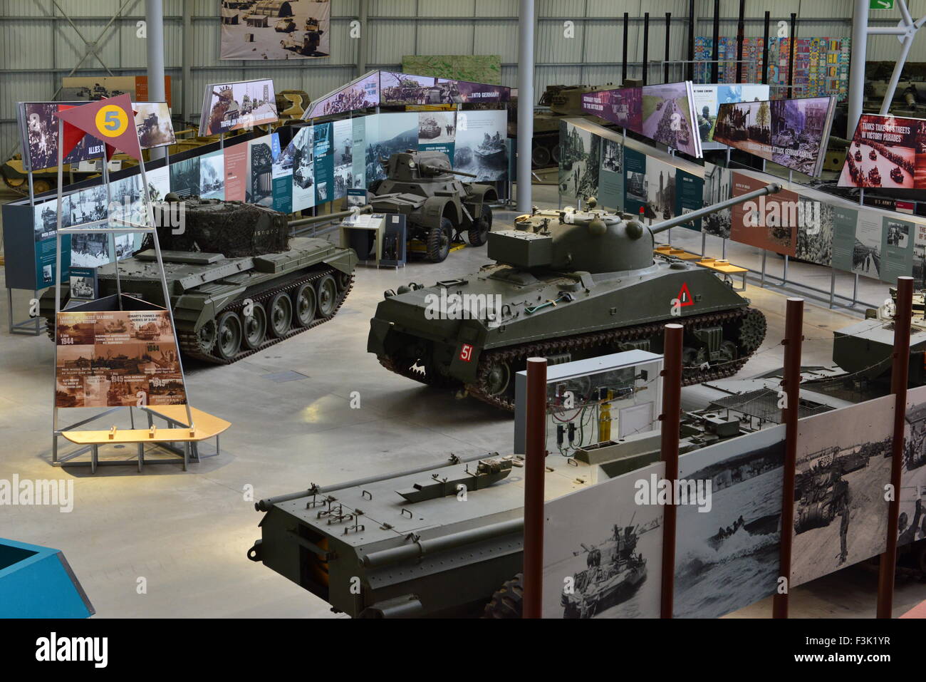 A tank at the Bovington Tank Museum in Bovington Stock Photo - Alamy
