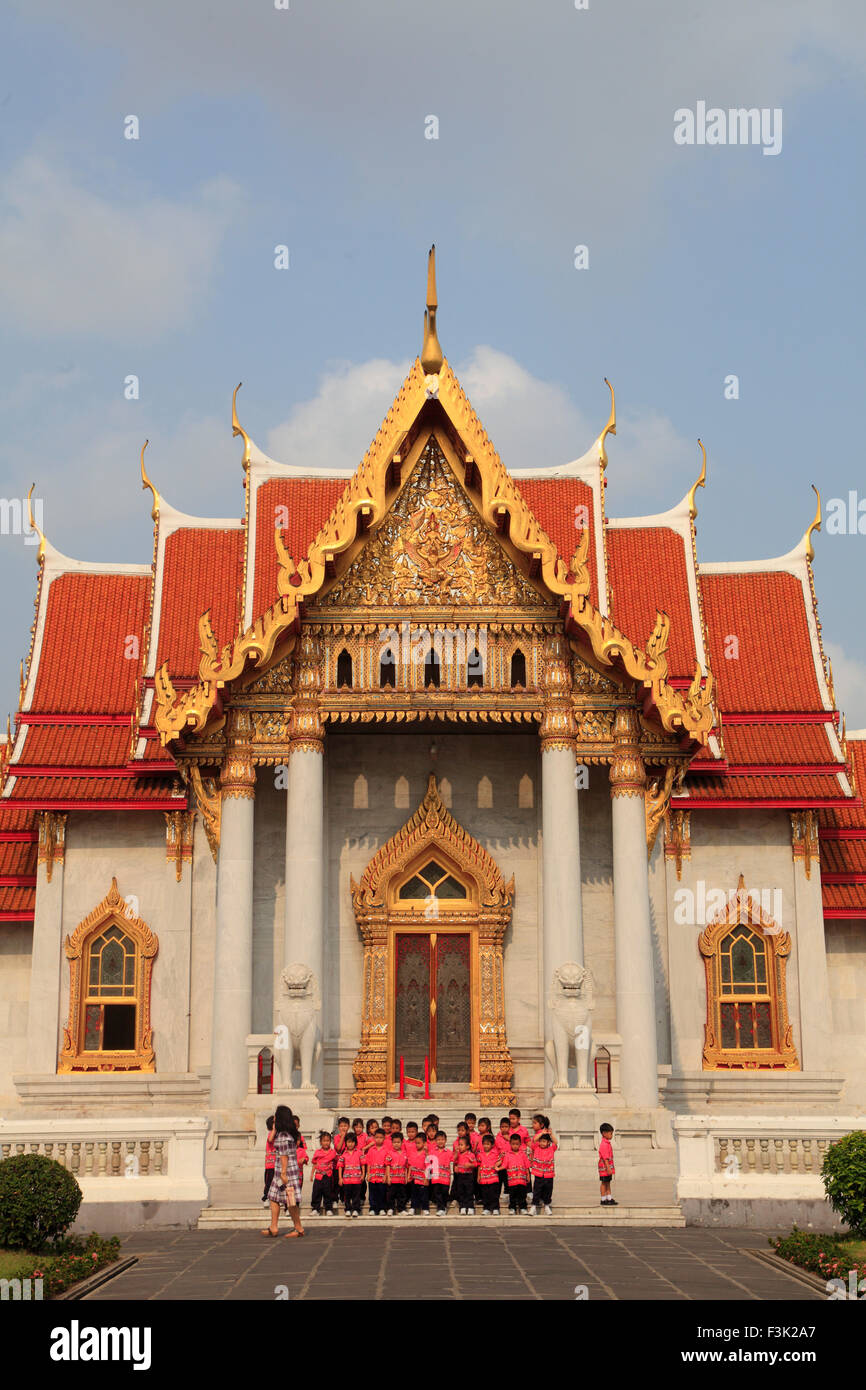 Thailand, Bangkok, Marble Temple, Wat Benchamabophit Stock Photo - Alamy